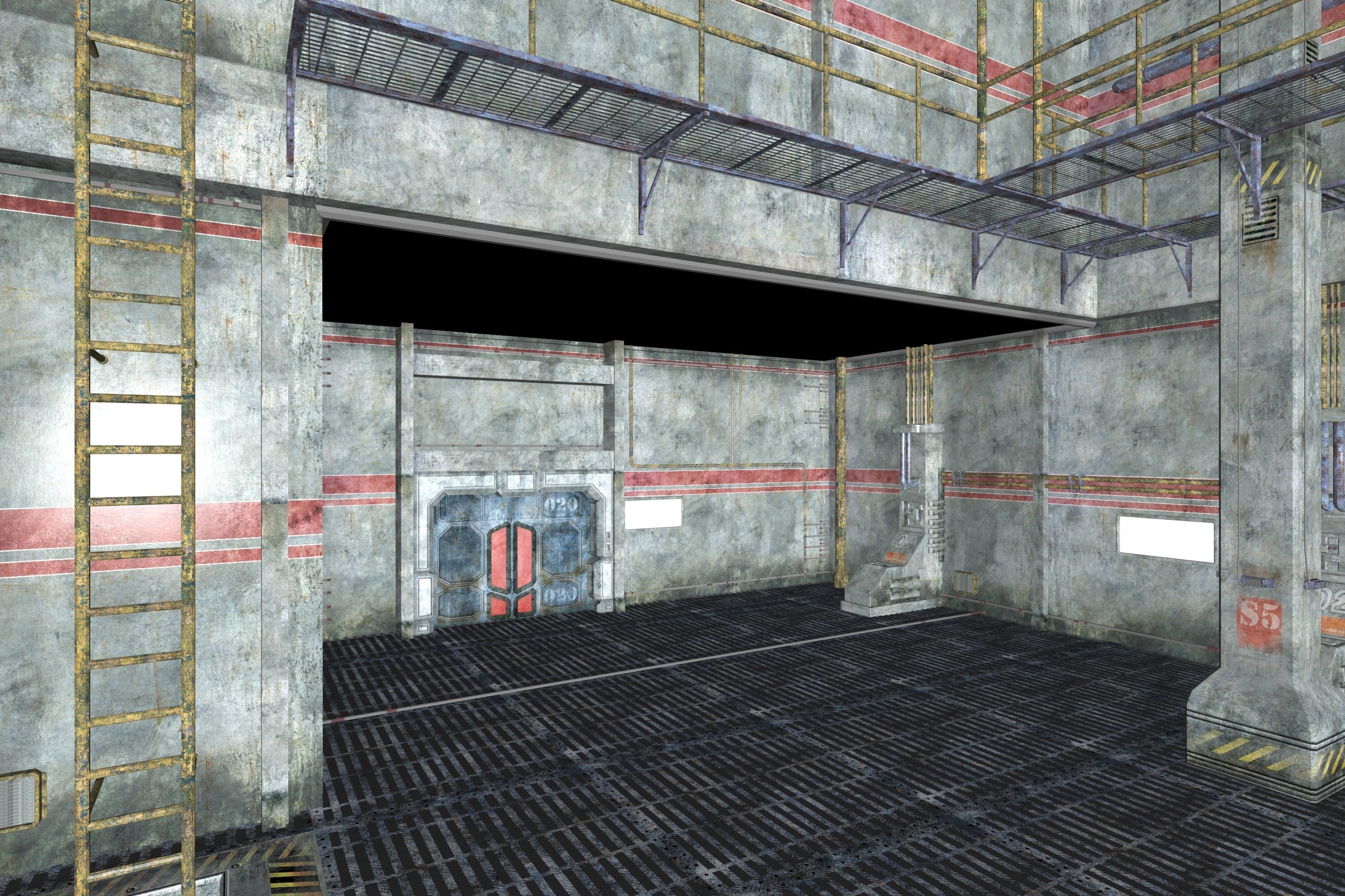 3D model Game Environment Interior VR / AR / low-poly | CGTrader