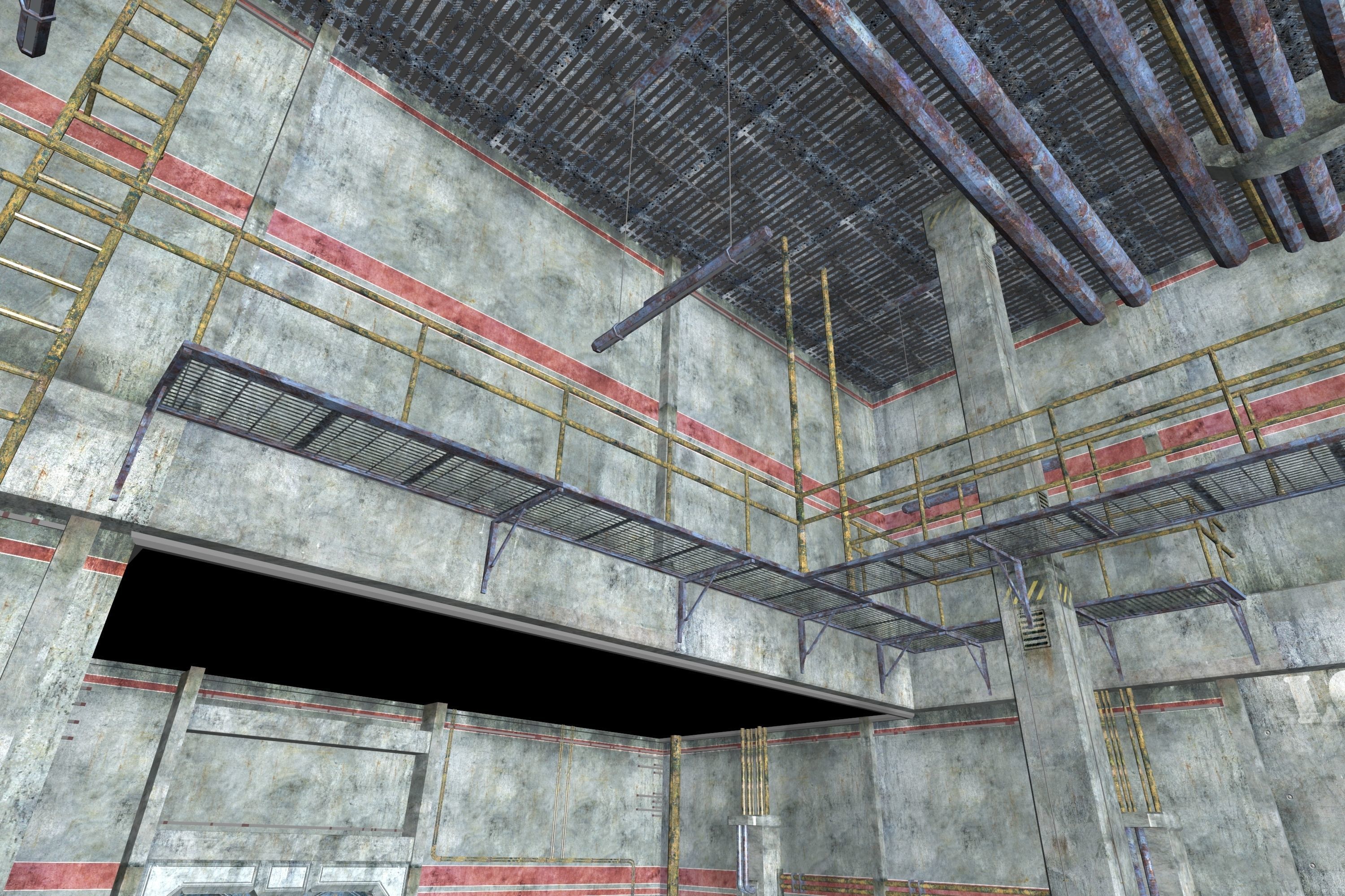 3D model Game Environment Interior VR / AR / low-poly | CGTrader