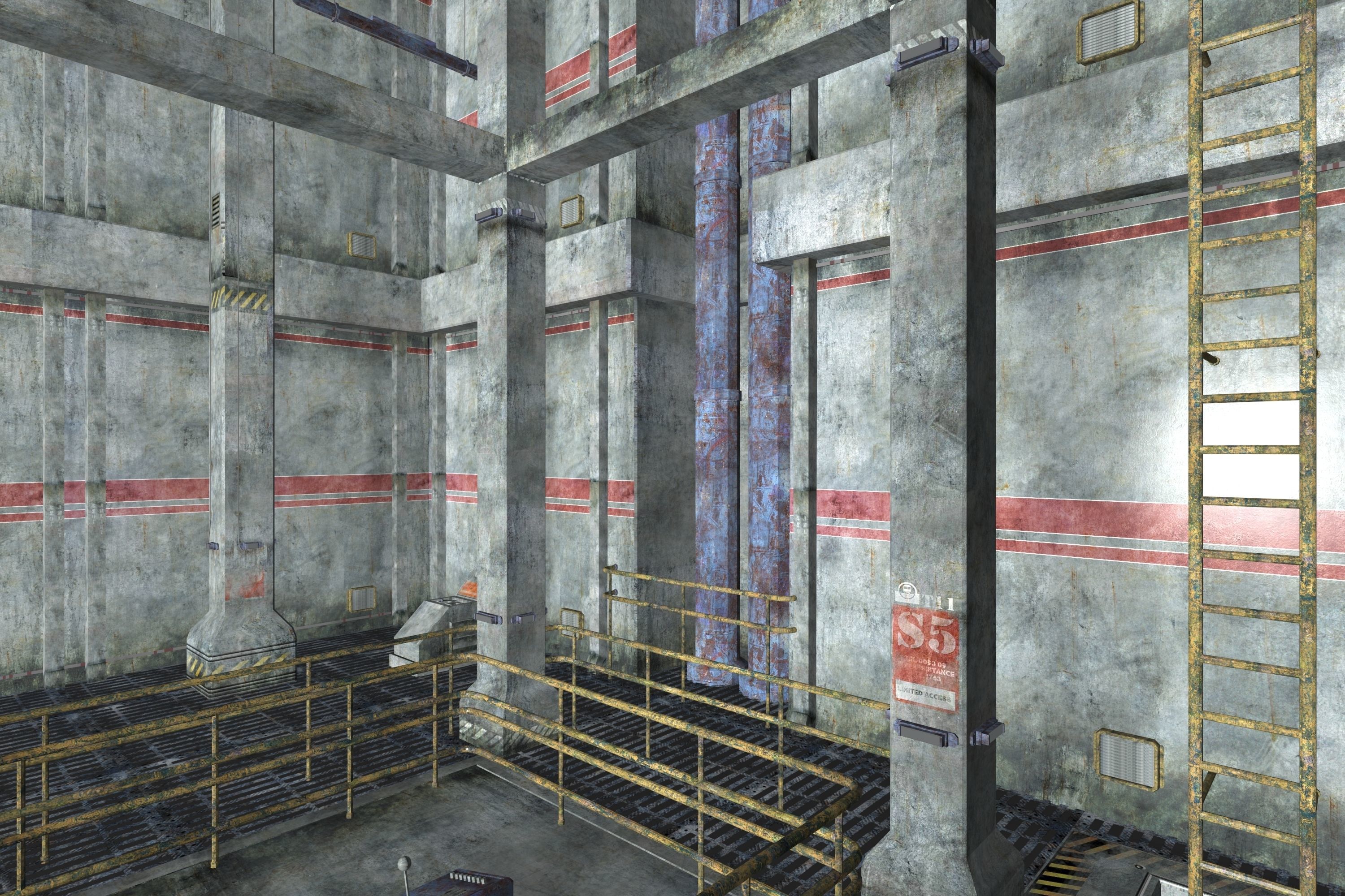 3D model Game Environment Interior VR / AR / low-poly | CGTrader