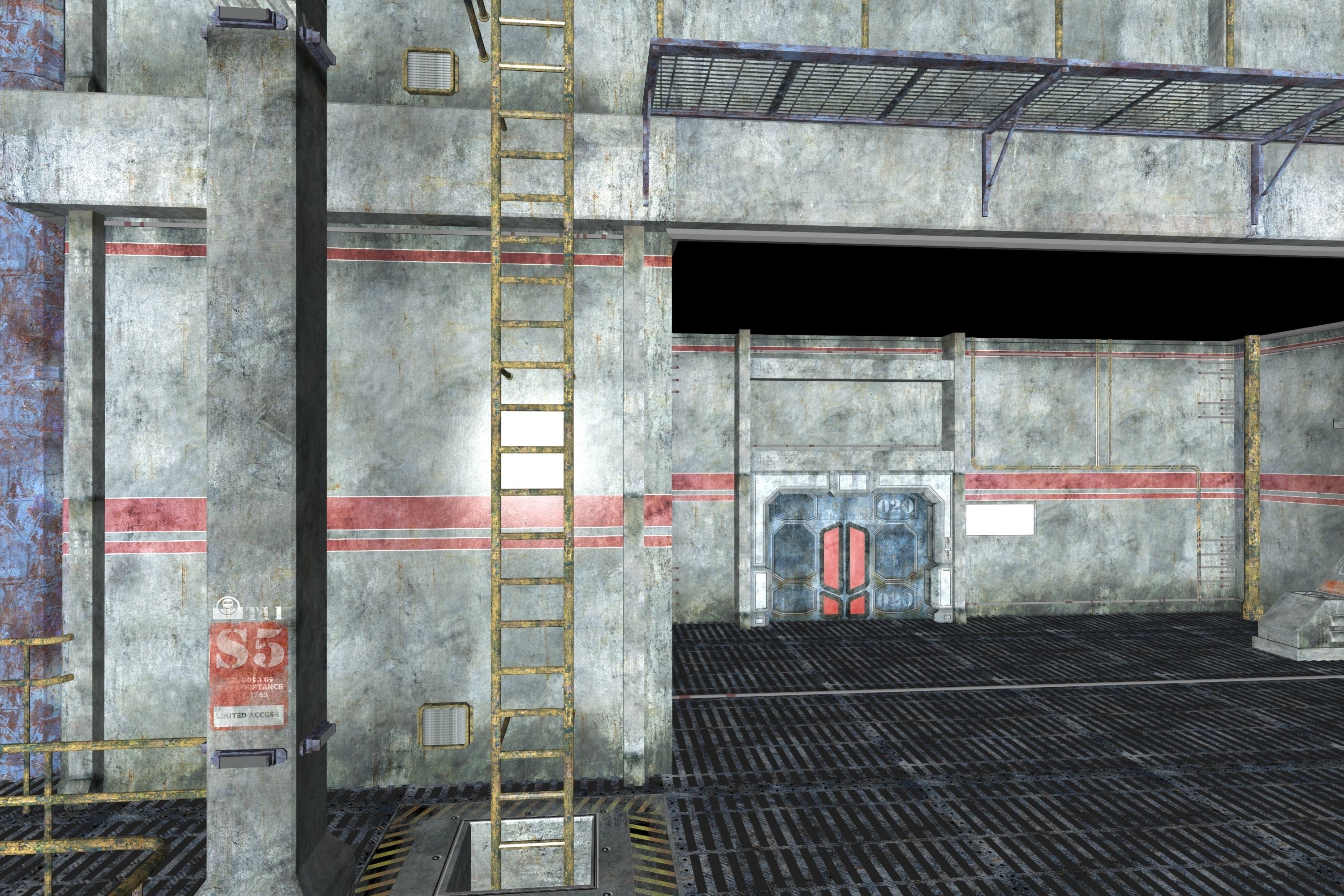 3D model Game Environment Interior VR / AR / low-poly | CGTrader