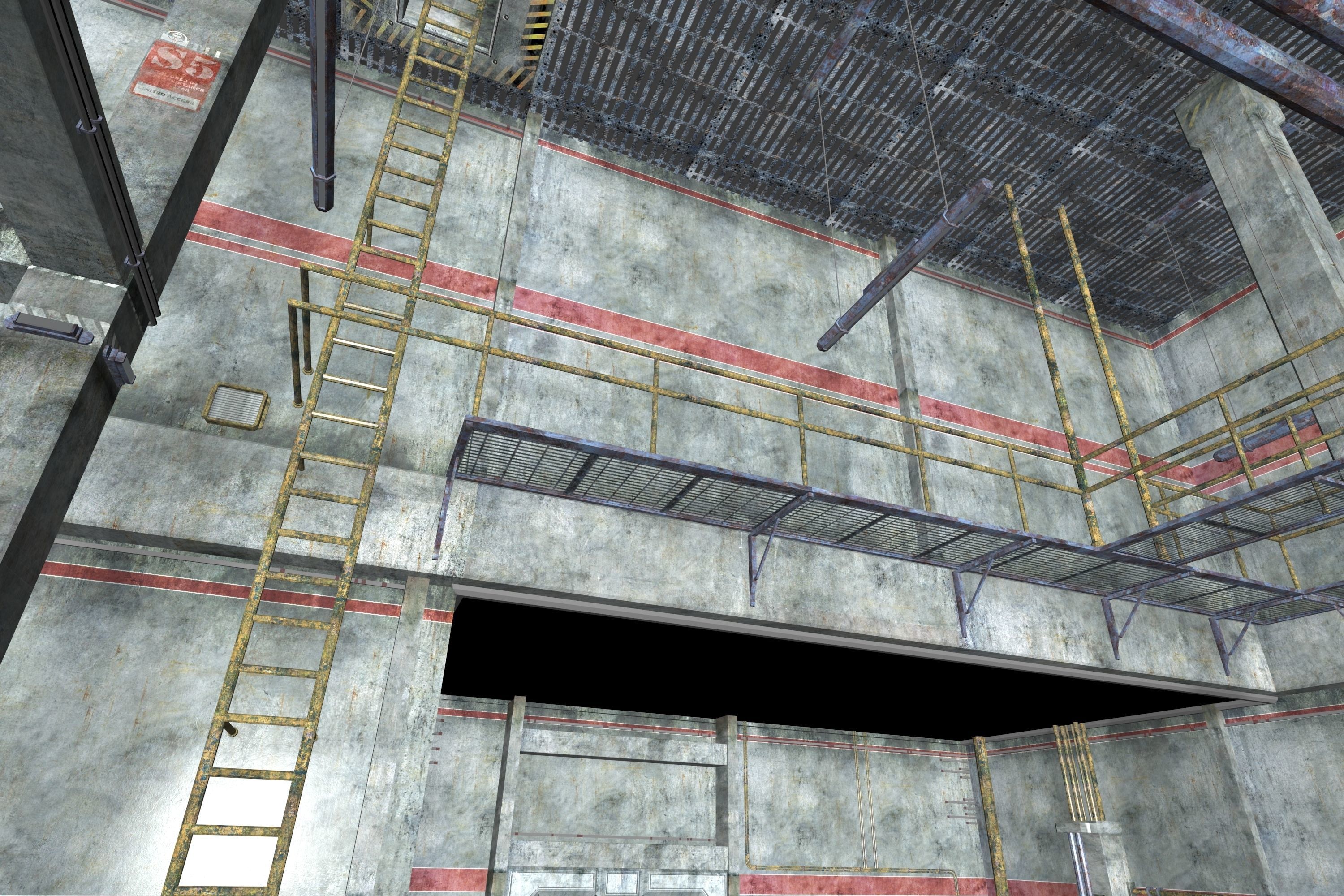 3D model Game Environment Interior VR / AR / low-poly | CGTrader