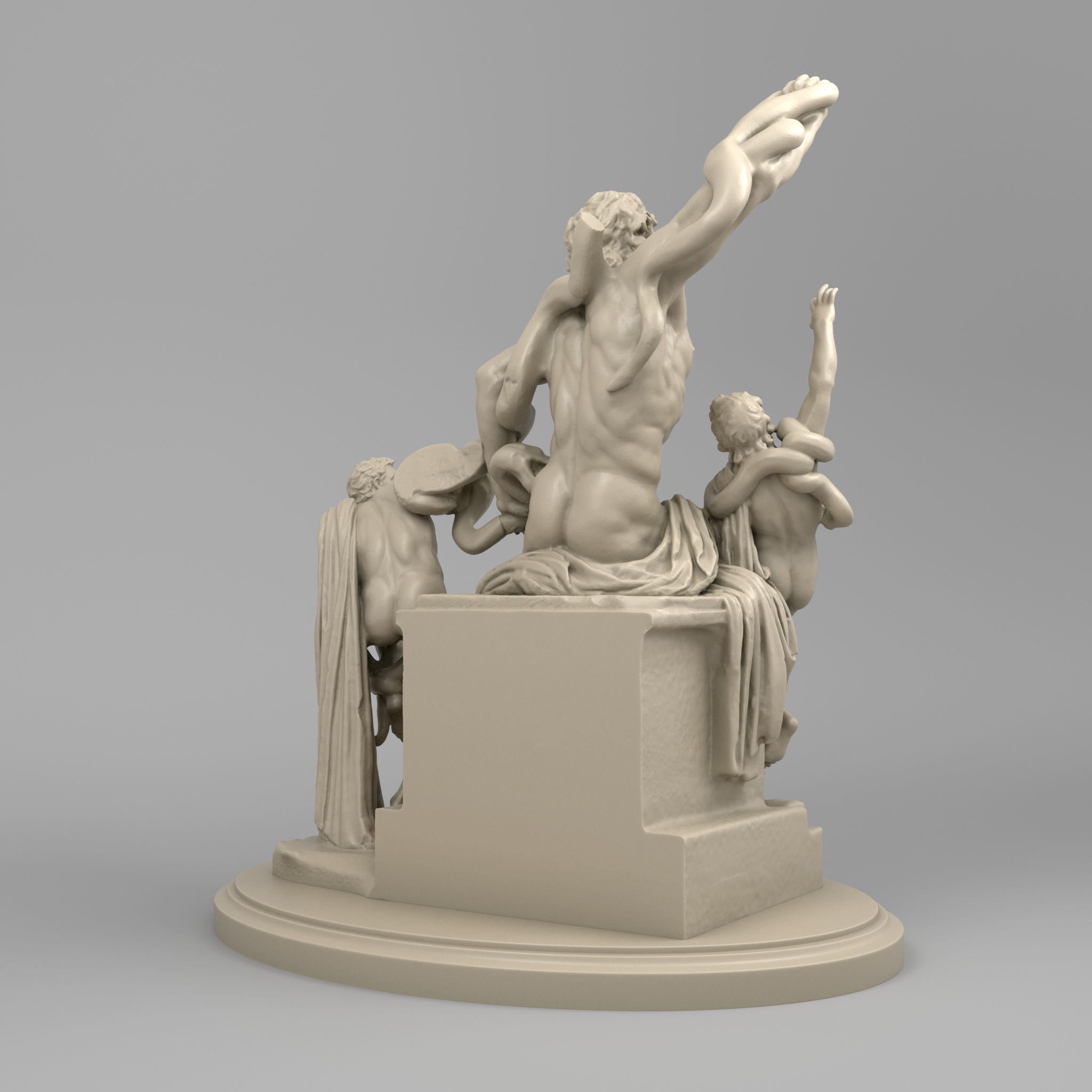 Laocoon and His Sons 3D model | CGTrader