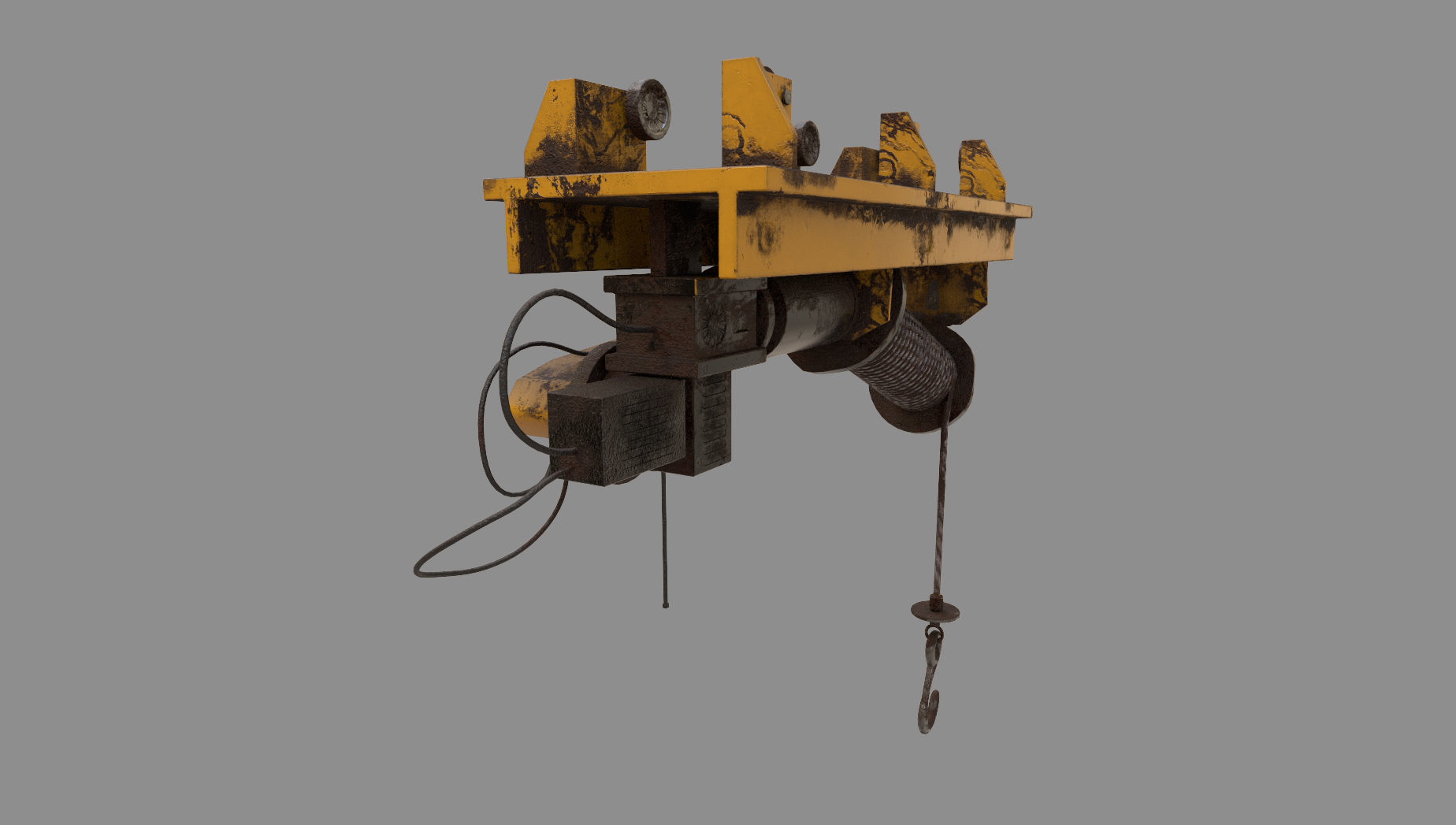 3D model Defect scifi crane VR / AR / low-poly | CGTrader