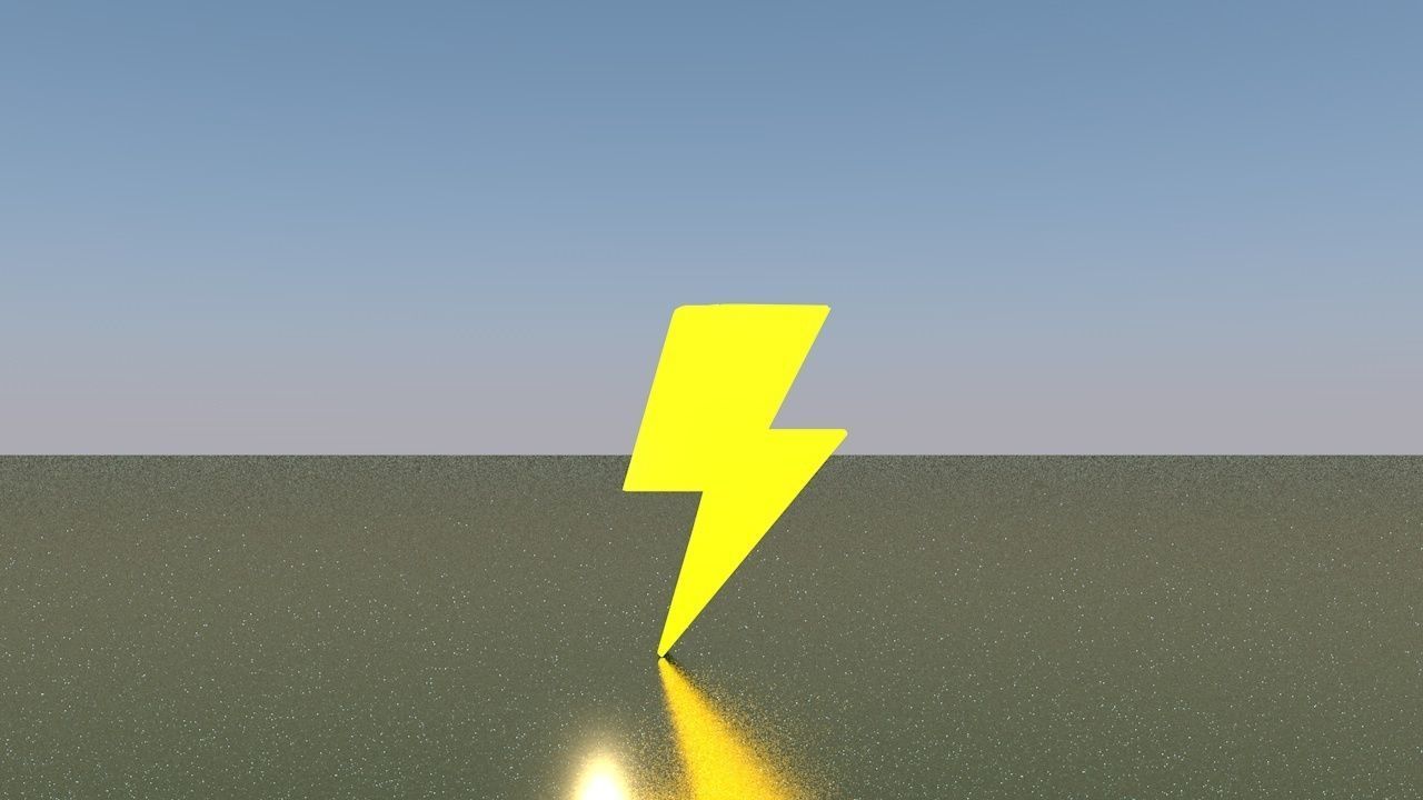 Lightning Bolt Model 3D model | CGTrader