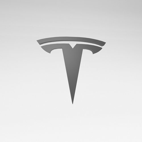 Tesla Logo v1 002 free VR / AR / low-poly 3D model | CGTrader