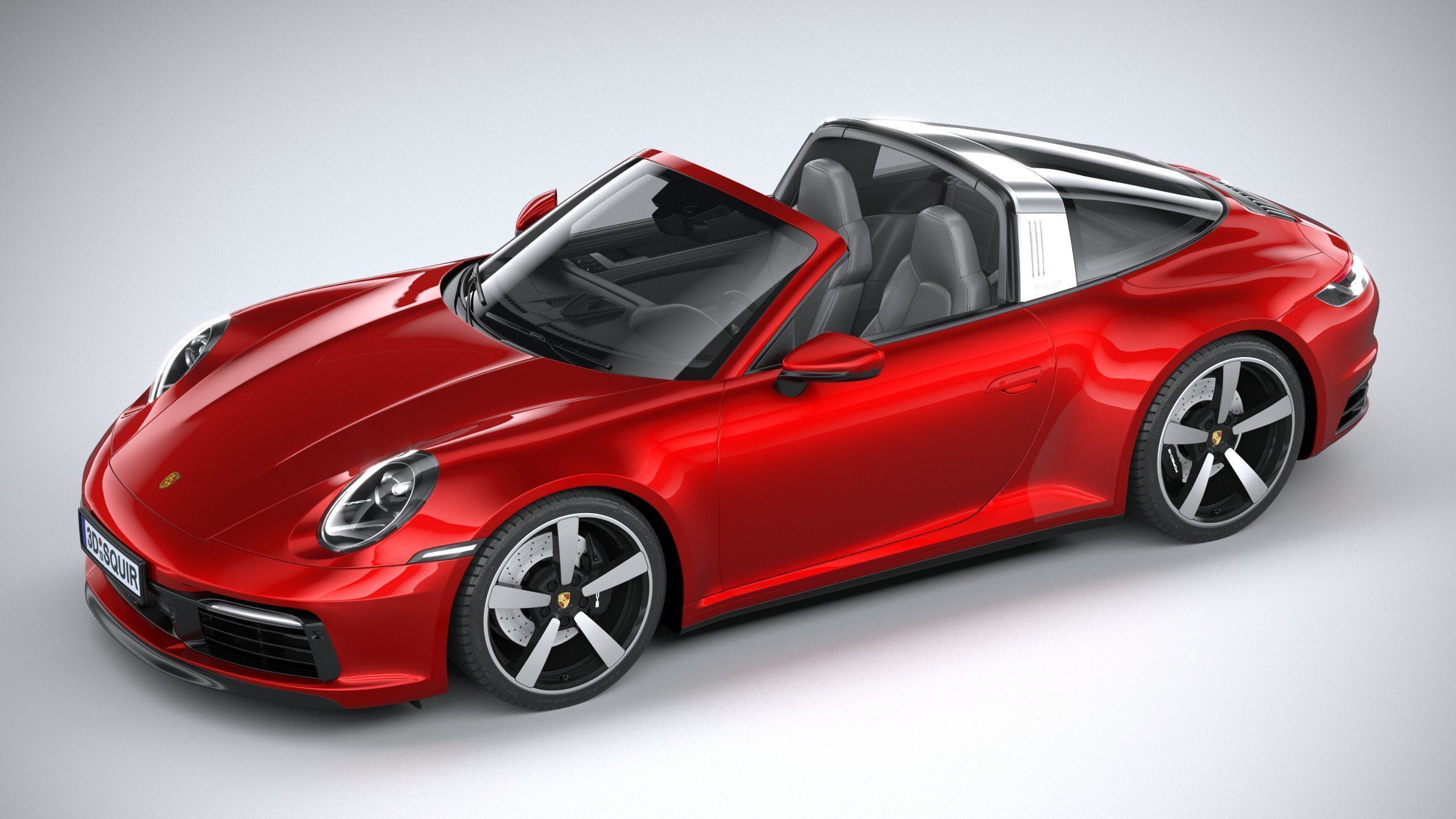 Porsche 911 Targa 2021 3D model | CGTrader