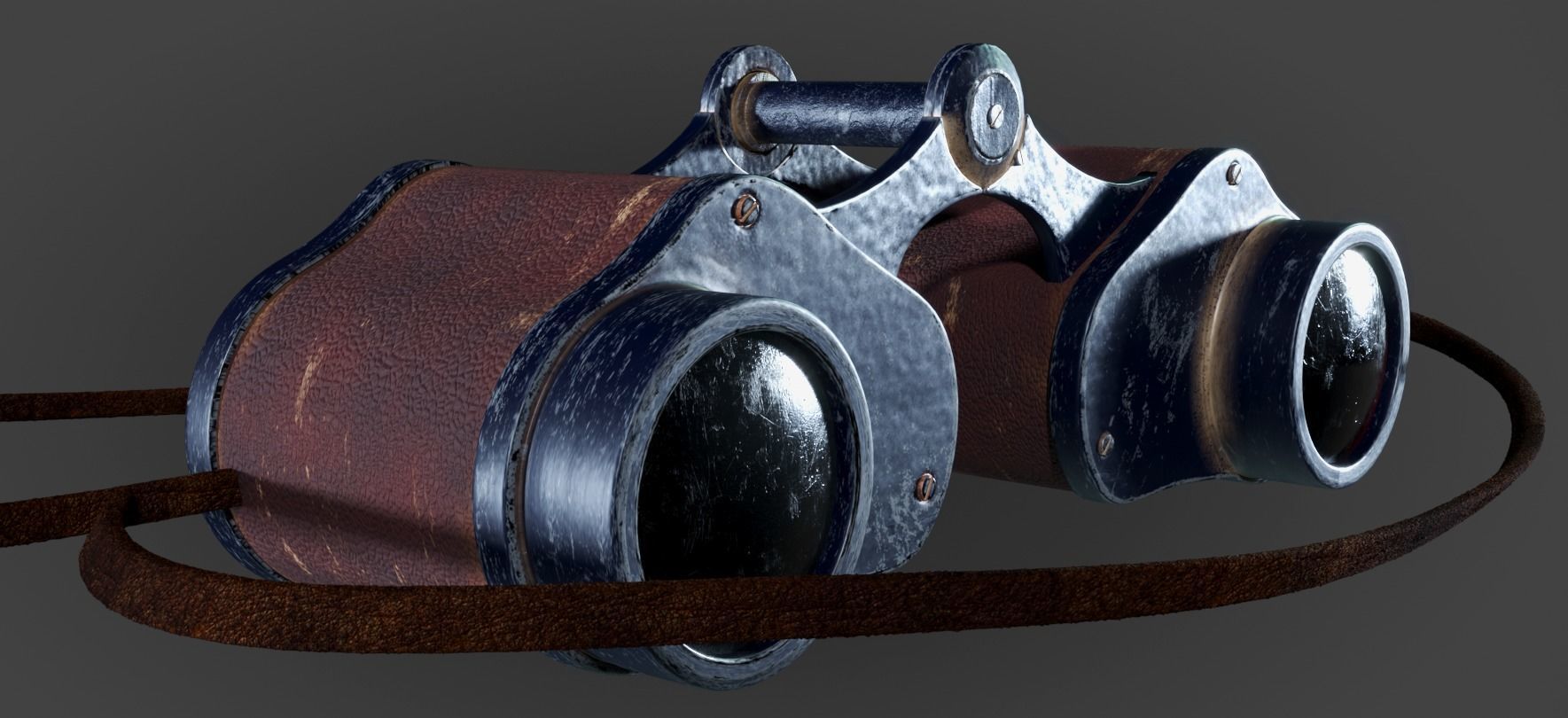 Retro Binocle 3D model | CGTrader