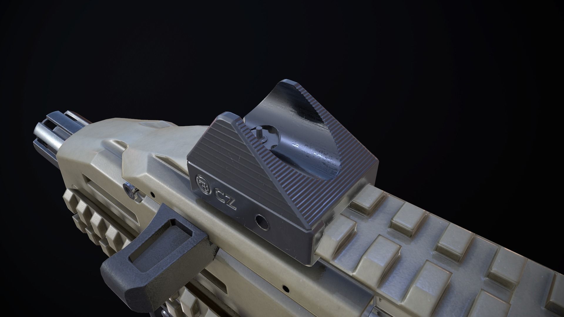 3D model CZ Scorpion EVO 3 S1 Pistol VR / AR / low-poly | CGTrader