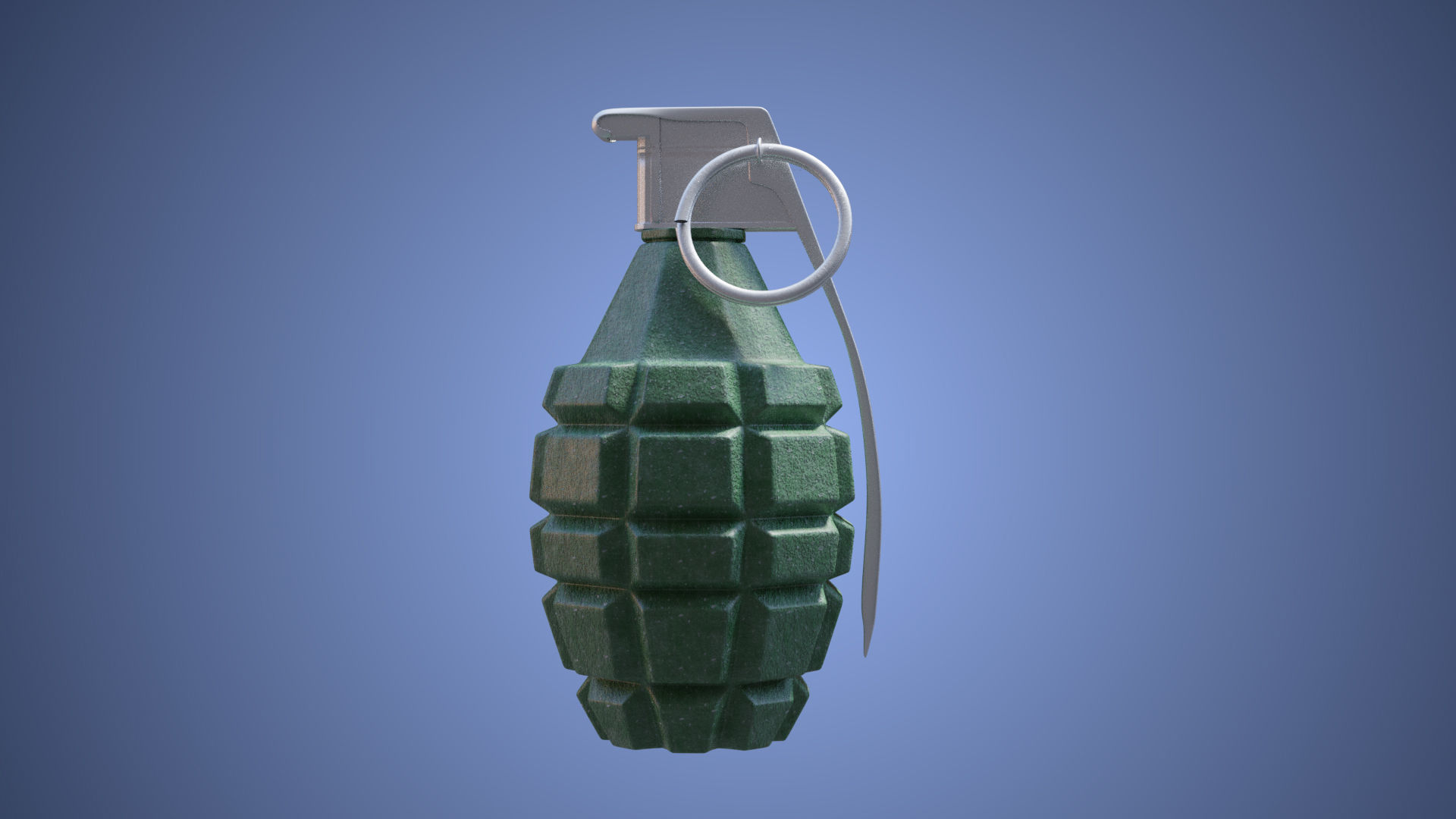 3D model Low Poly MK2 Hand Grenade VR / AR / low-poly | CGTrader