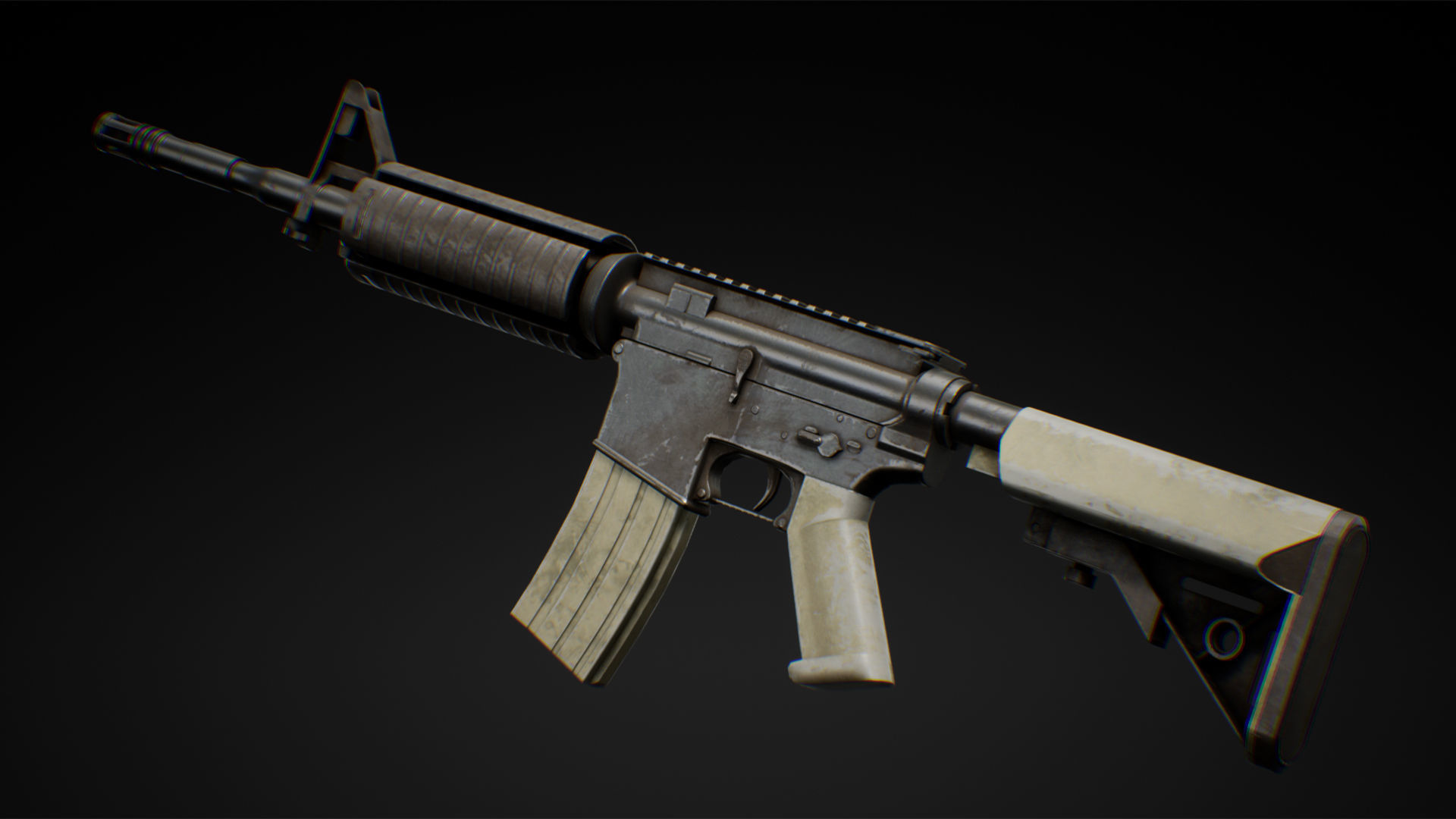 Weapons pack 01 with character animations 3D model animated rigged ...