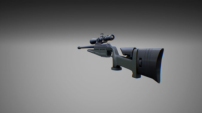 Weapons pack 01 with character animations 3D model animated rigged ...