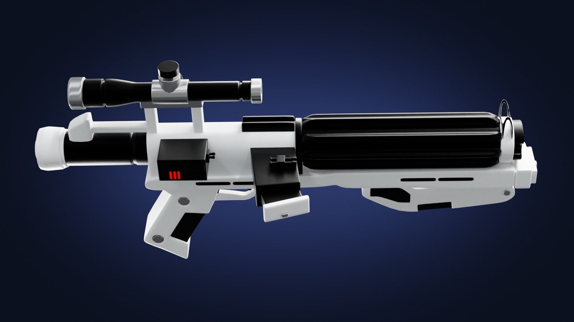 First Order Stormtrooper Blaster 3D model | CGTrader