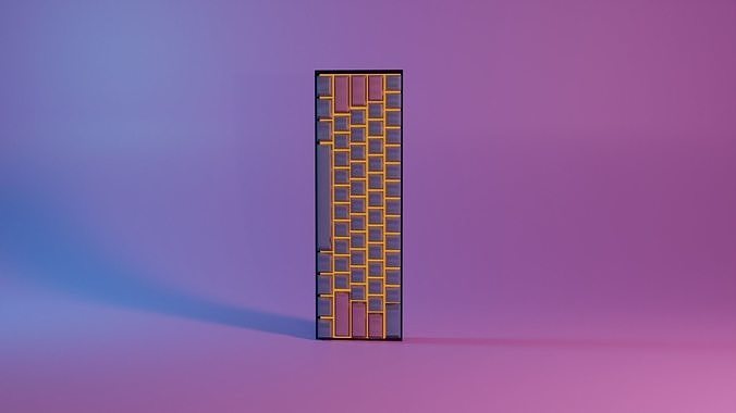 mechanical keyboard free 3D model | CGTrader