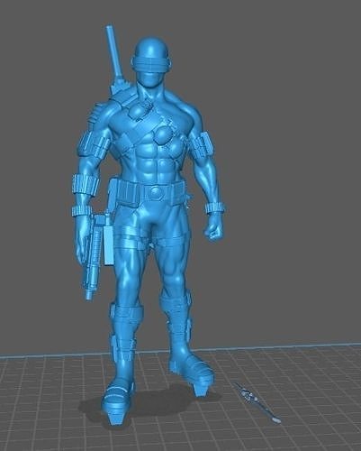 GI Joe Snake Eyes 3D model 3D printable | CGTrader