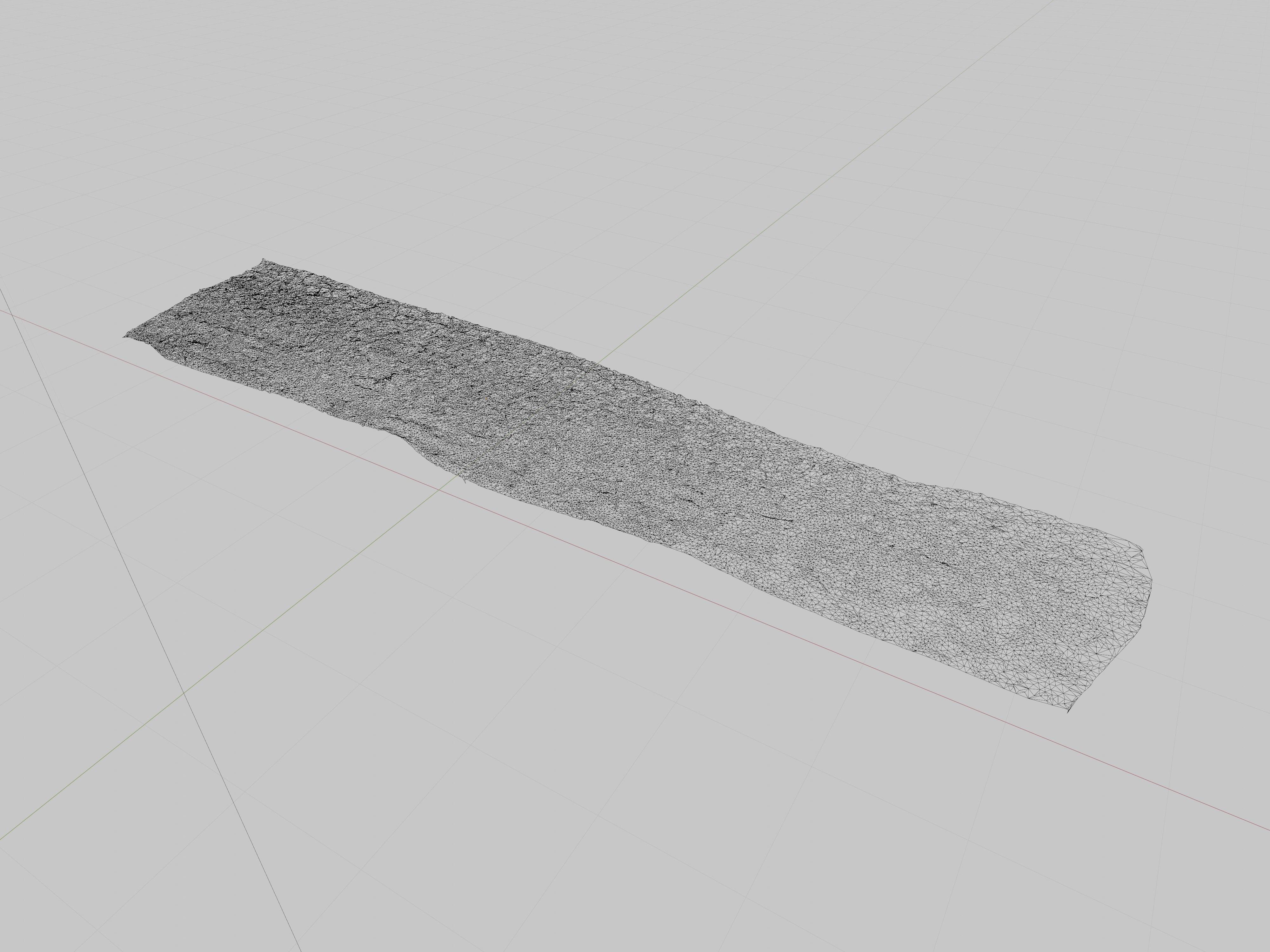 3D model 3d scan - muddy road 01 VR / AR / low-poly | CGTrader