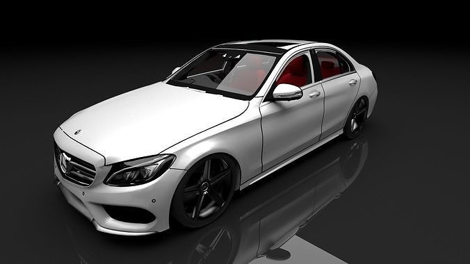 Mercedes C Class Premium Sedan 3D model | CGTrader