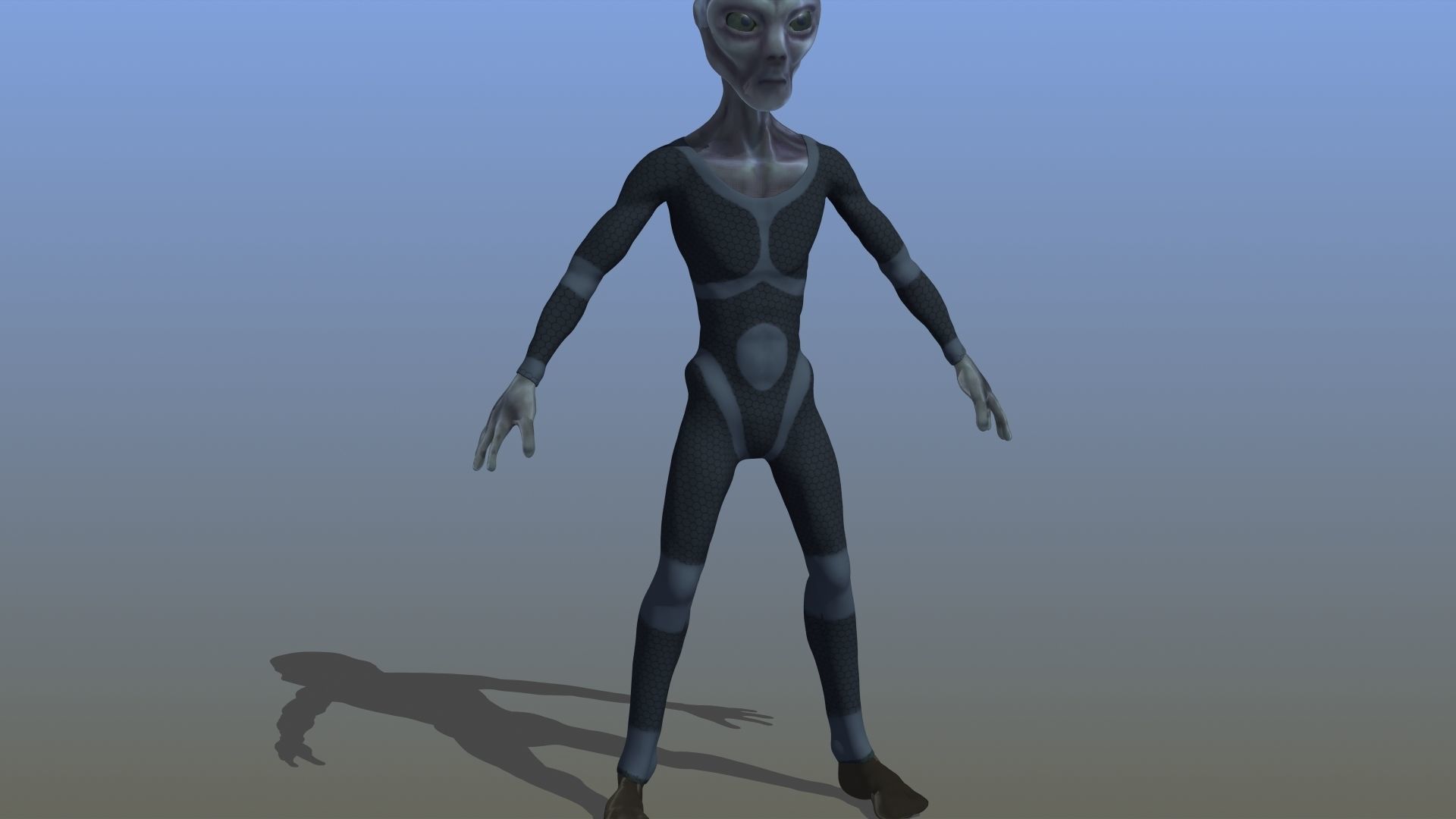 Grey Alien 3D model | CGTrader