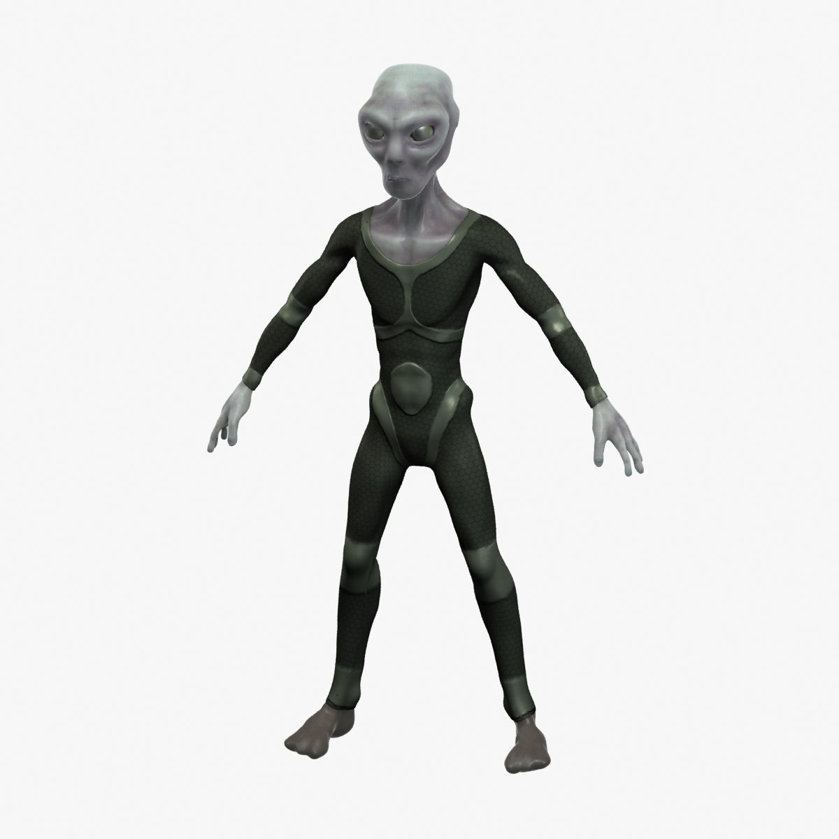 Grey Alien 3D model | CGTrader