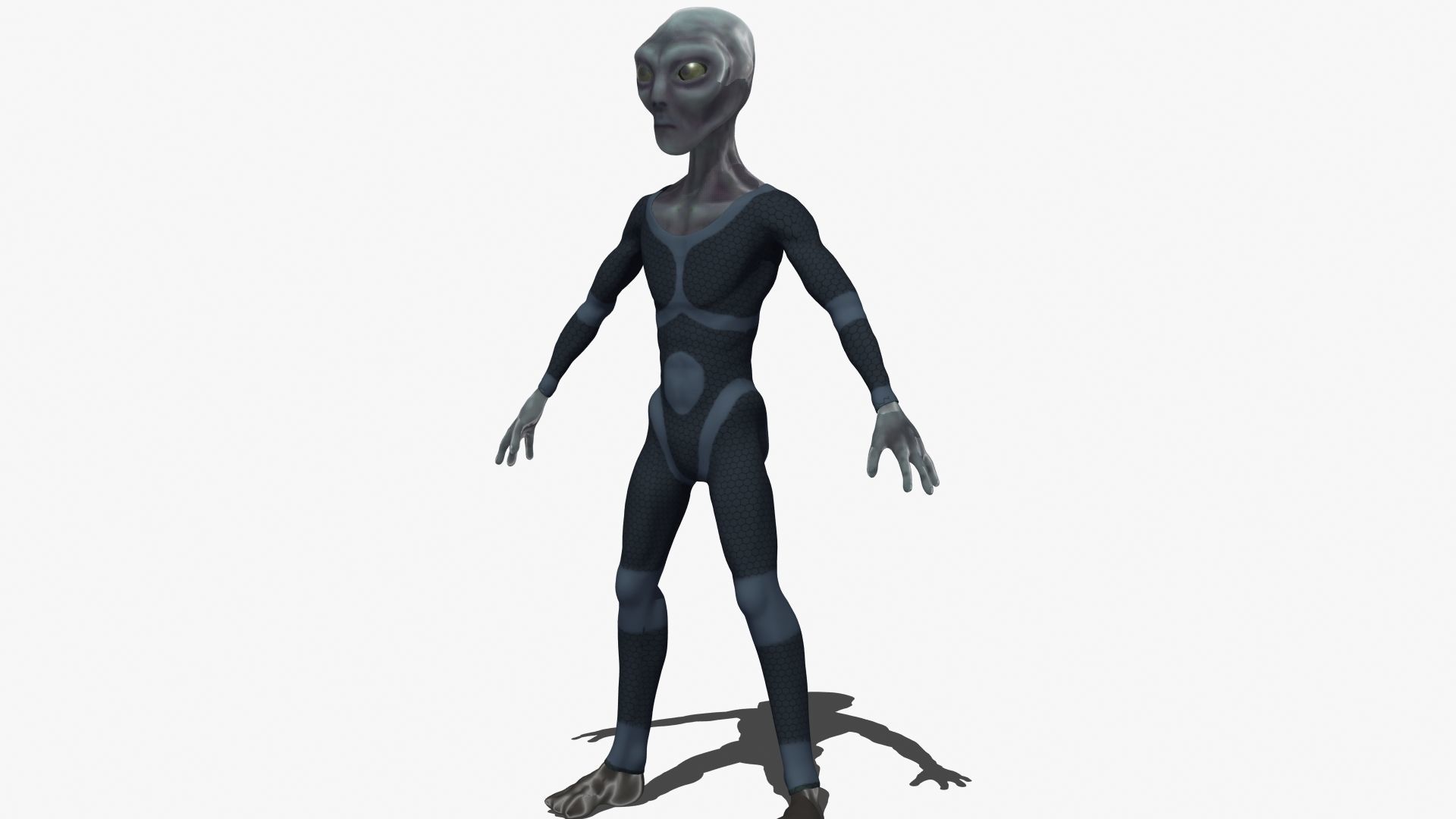 Grey Alien 3D model | CGTrader