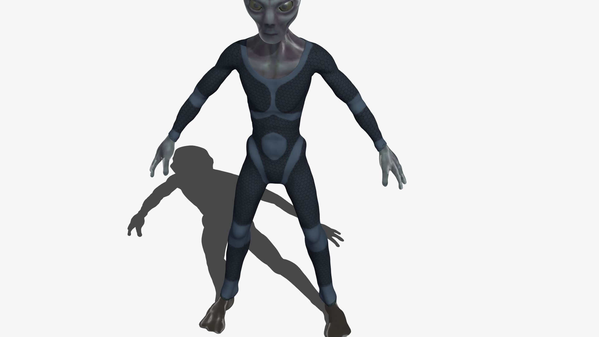 Grey Alien 3D model | CGTrader
