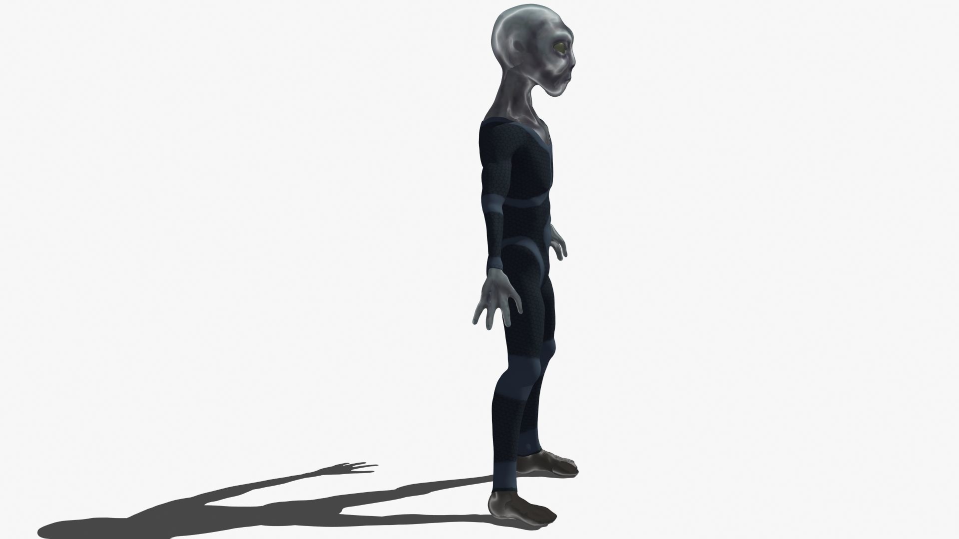Grey Alien 3D model | CGTrader