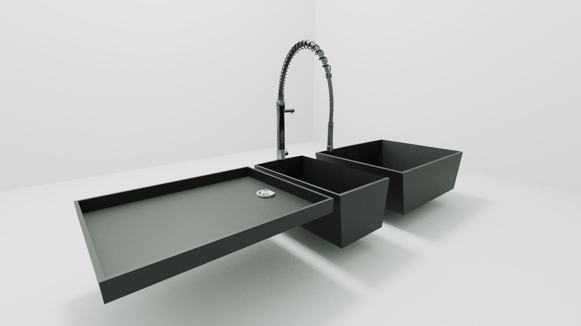 modern kitchen sink free 3D model | CGTrader