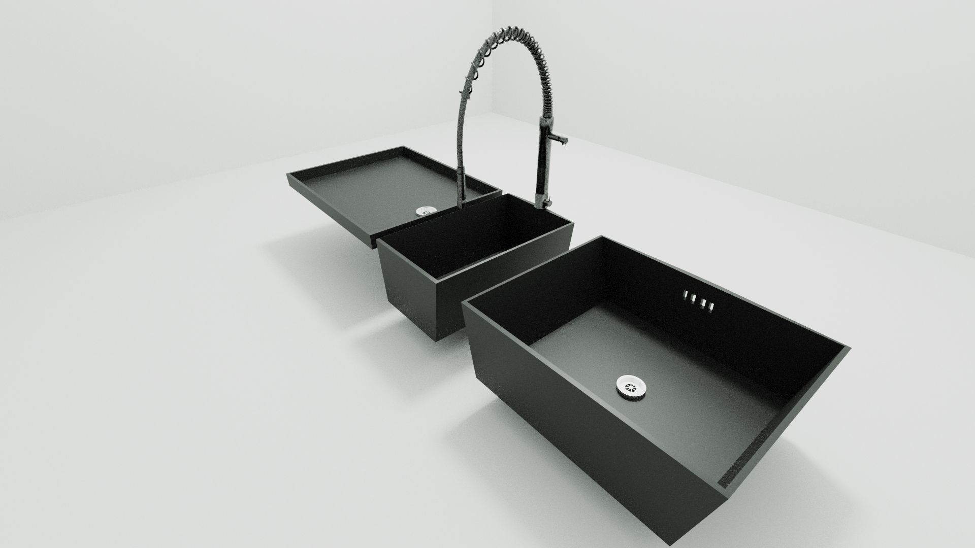 modern kitchen sink free 3D model | CGTrader