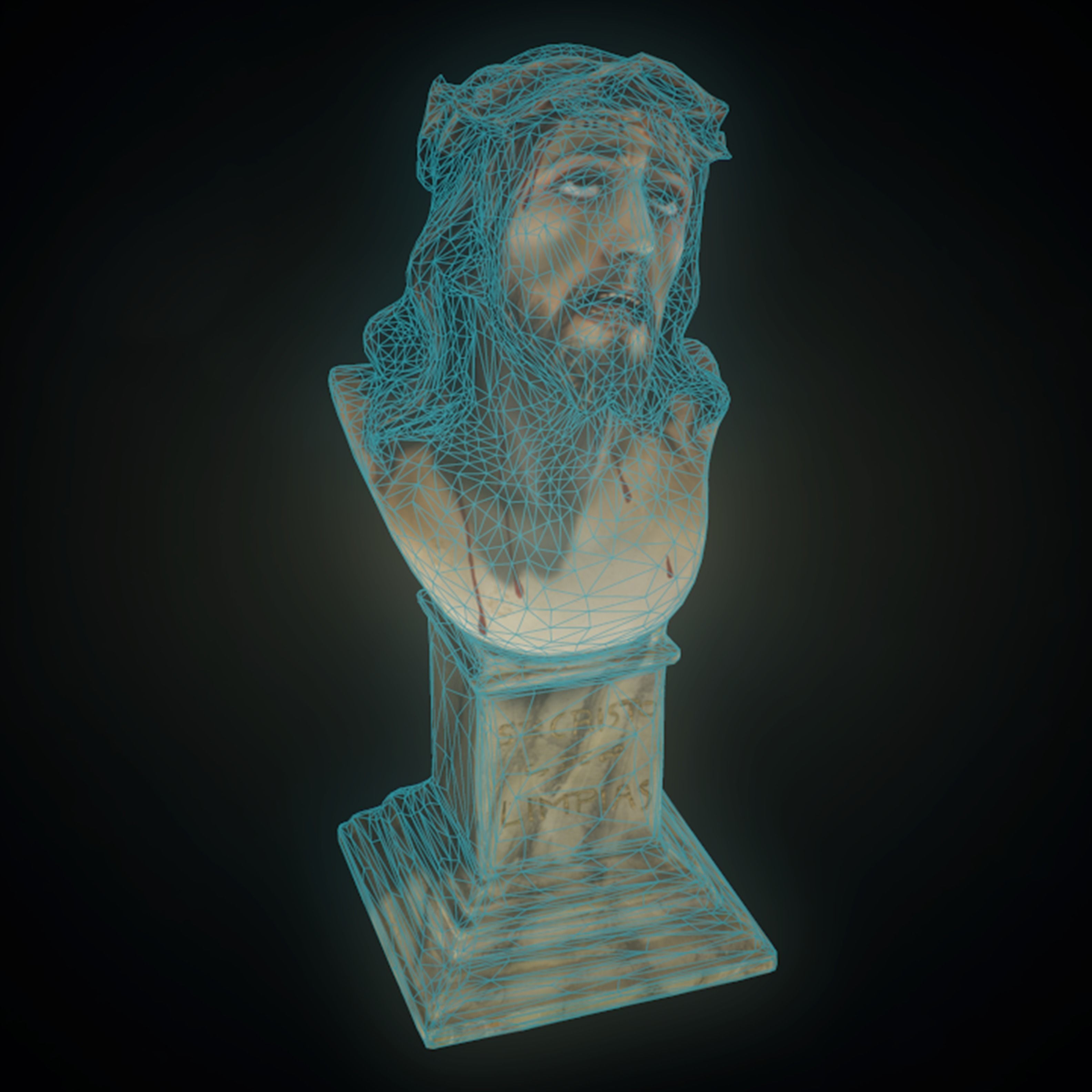 3D model Bust Christ VR / AR / low-poly | CGTrader