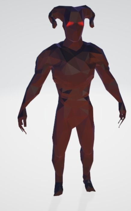 3D model Animated low-poly Satan VR / AR / low-poly | CGTrader