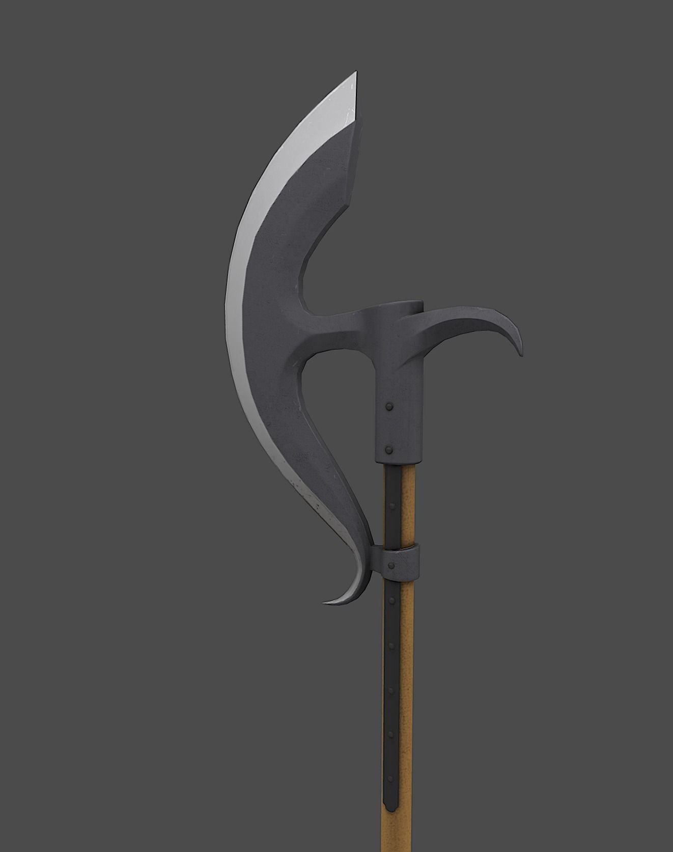 3D model Bardiche VR / AR / low-poly | CGTrader