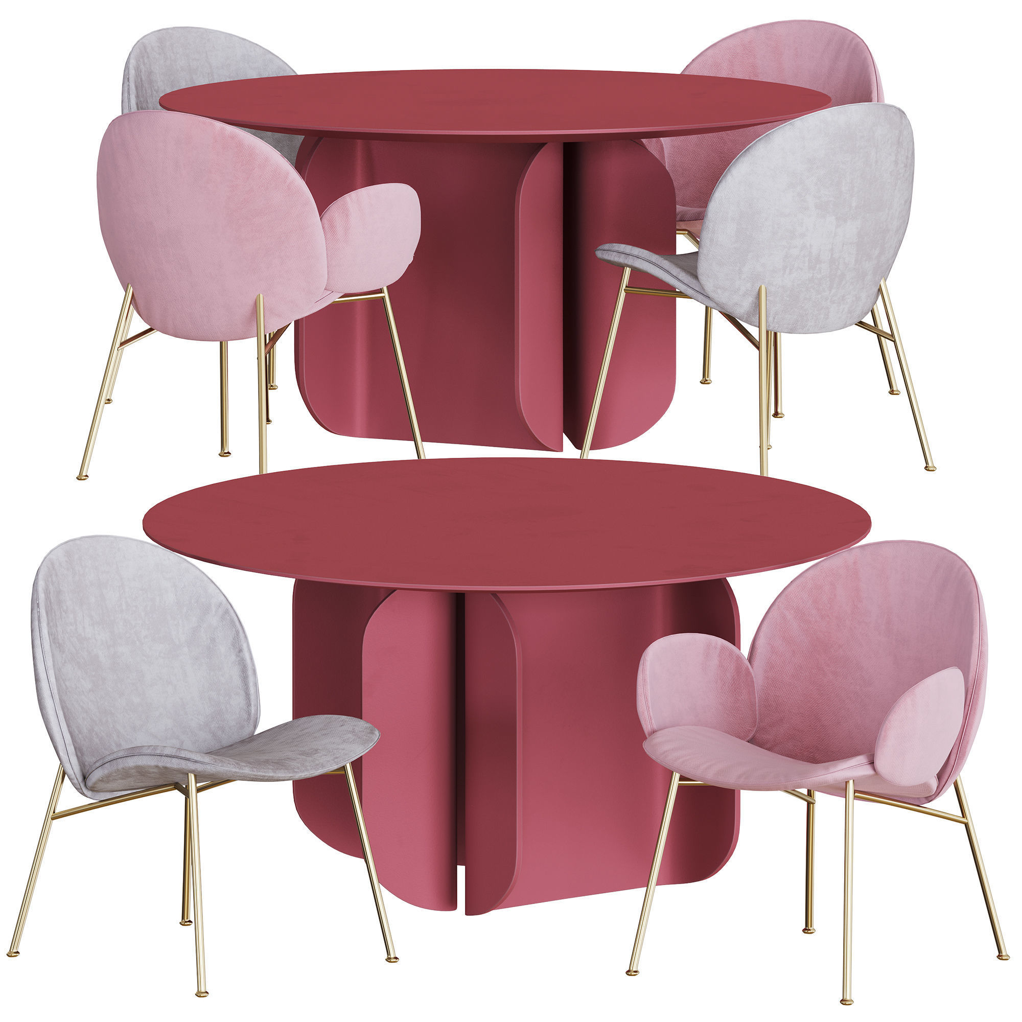 OLA Chair By Saba Italia and Miniforms BARRY 3D model | CGTrader