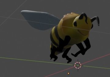 a basic low poly Bee free VR / AR / low-poly 3D model | CGTrader
