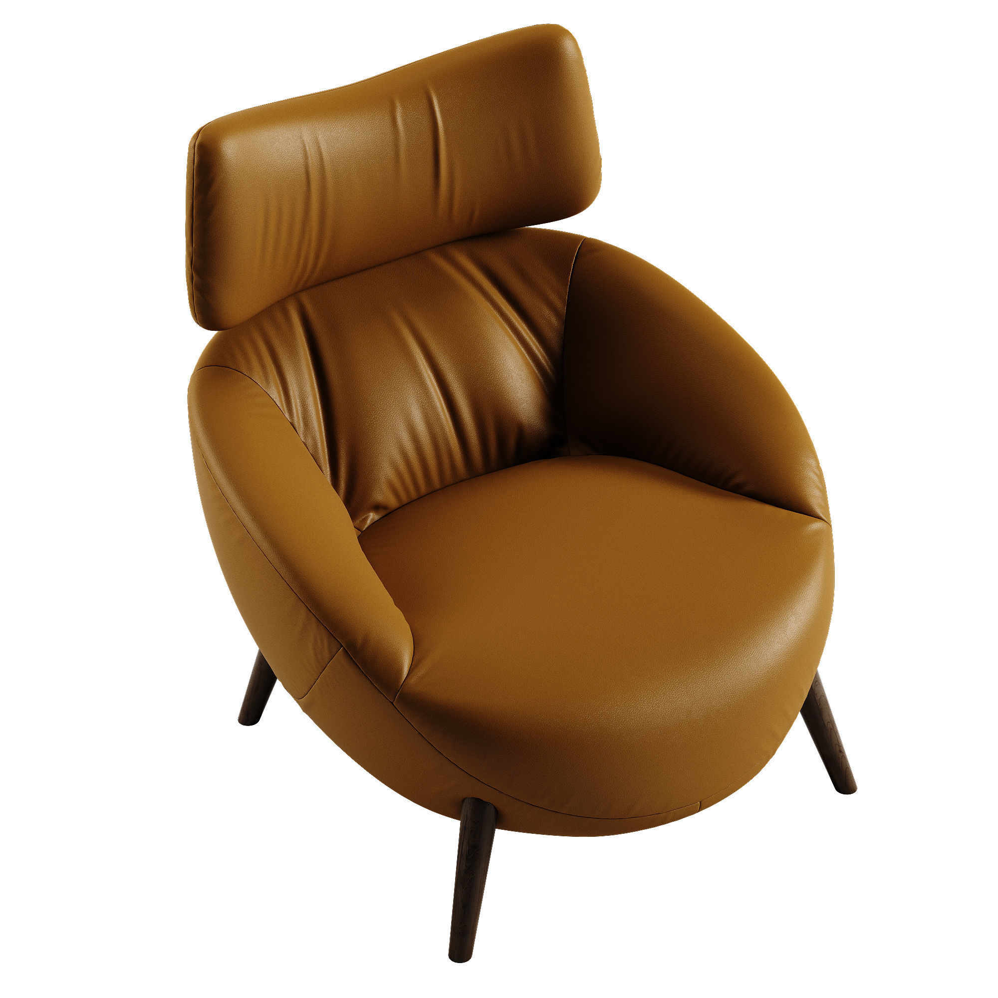 Natuzzi Luna armchair 3D model | CGTrader