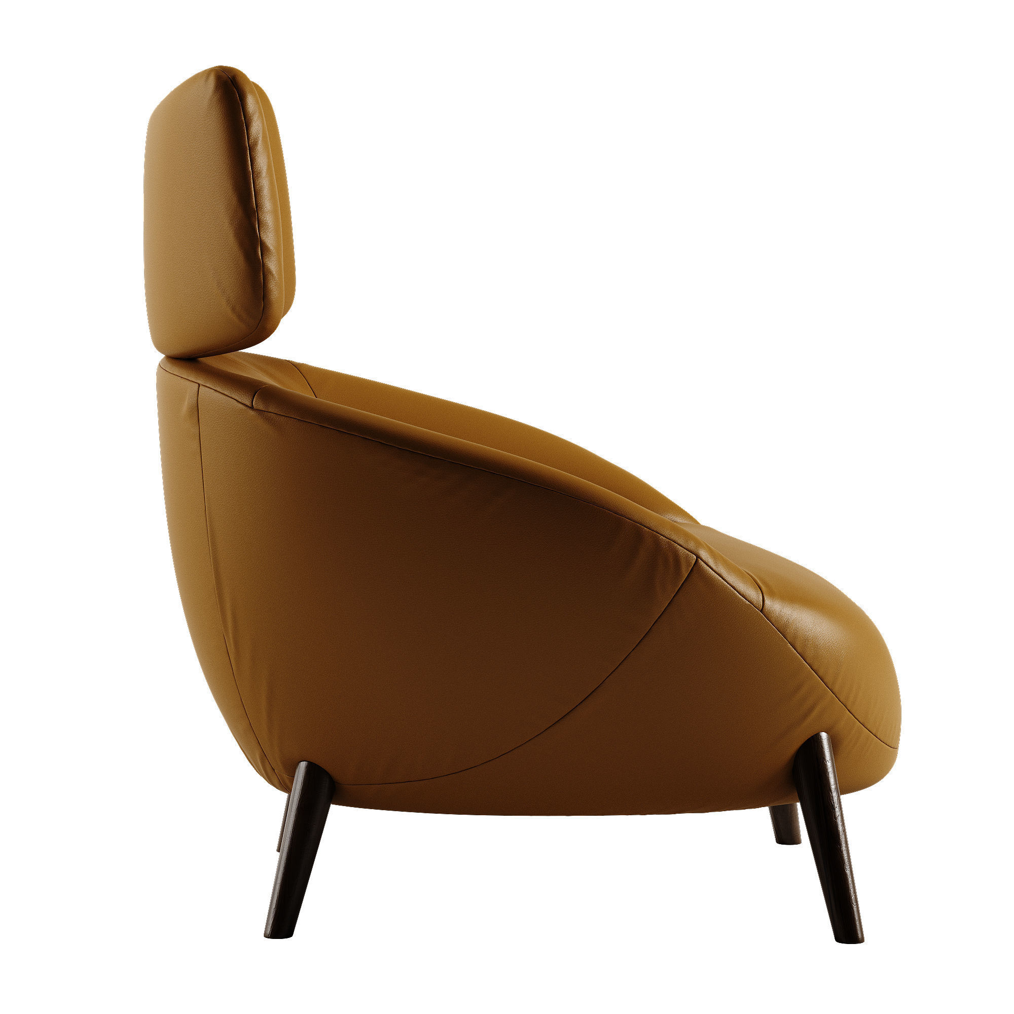 Natuzzi Luna armchair 3D model | CGTrader
