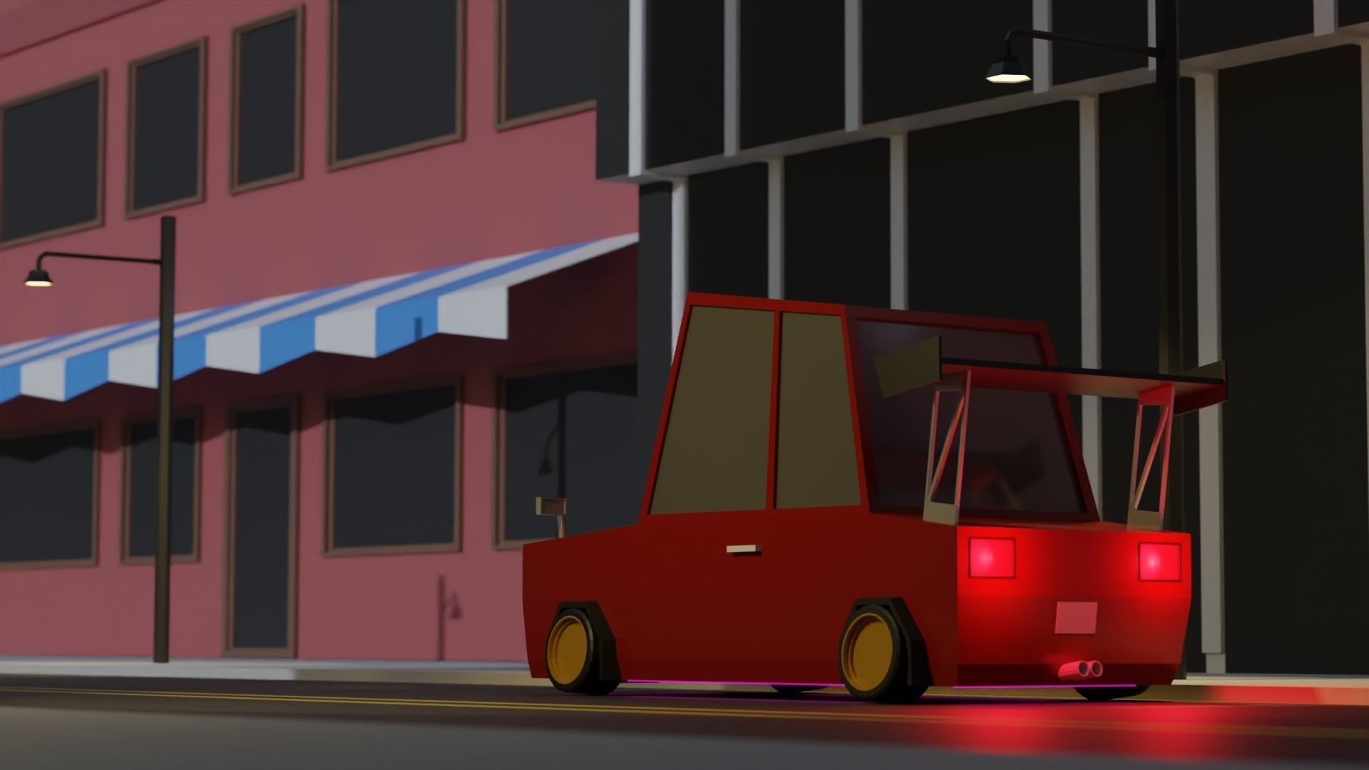 3D model Low Poly JDM Car VR / AR / low-poly | CGTrader