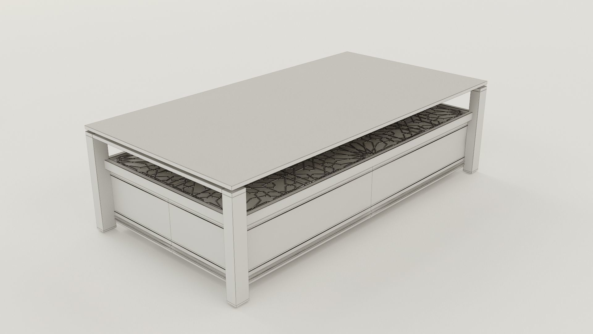 Arabic Table 02 3D model | CGTrader