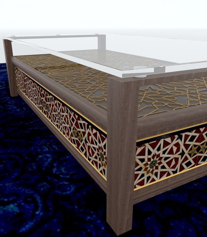 Arabic Table 02 3D model | CGTrader
