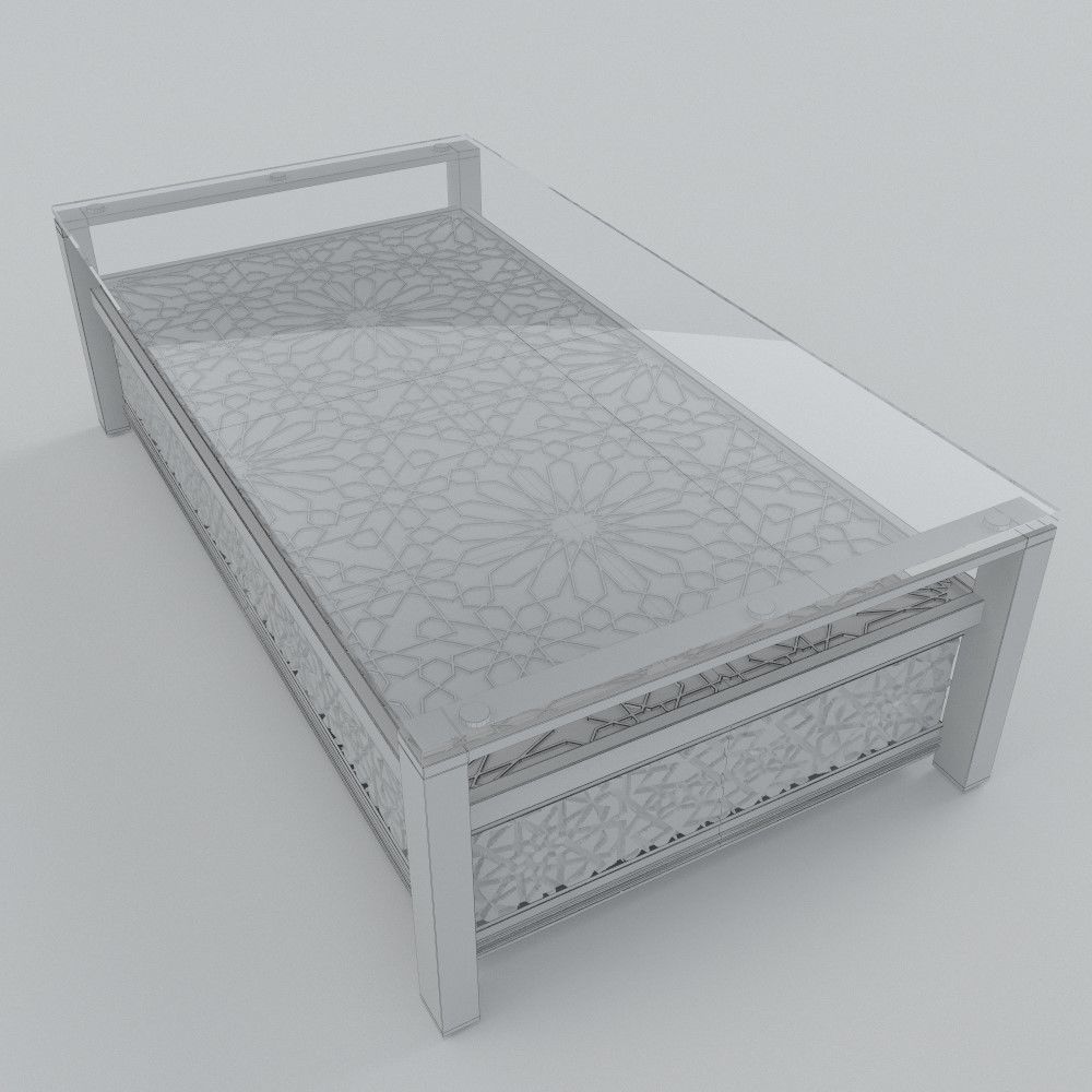 Arabic Table 02 3D model | CGTrader