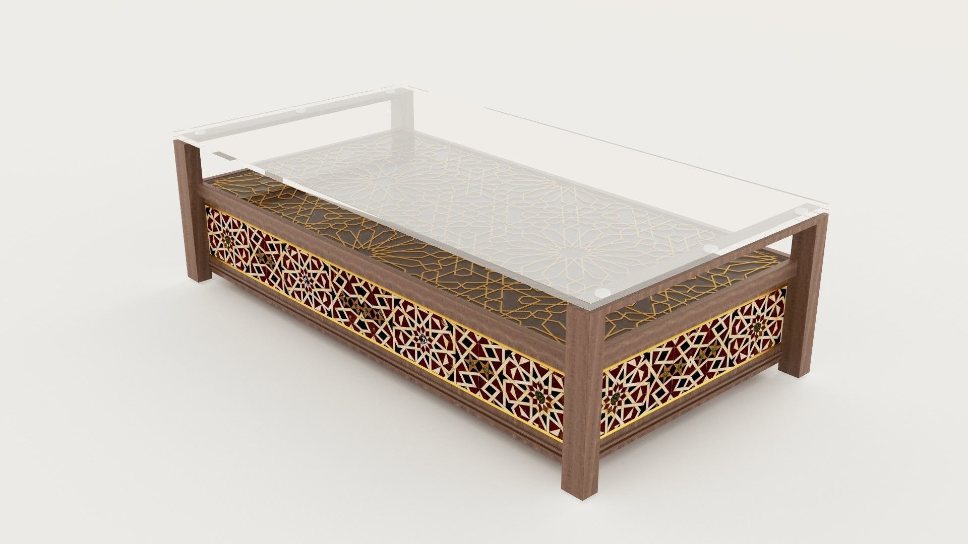 Arabic Table 02 3D model | CGTrader