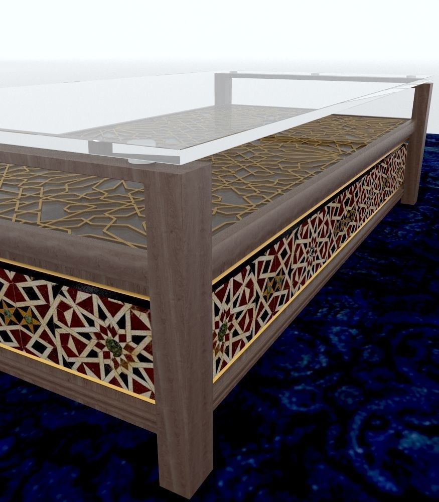 Arabic Table 02 3D model | CGTrader