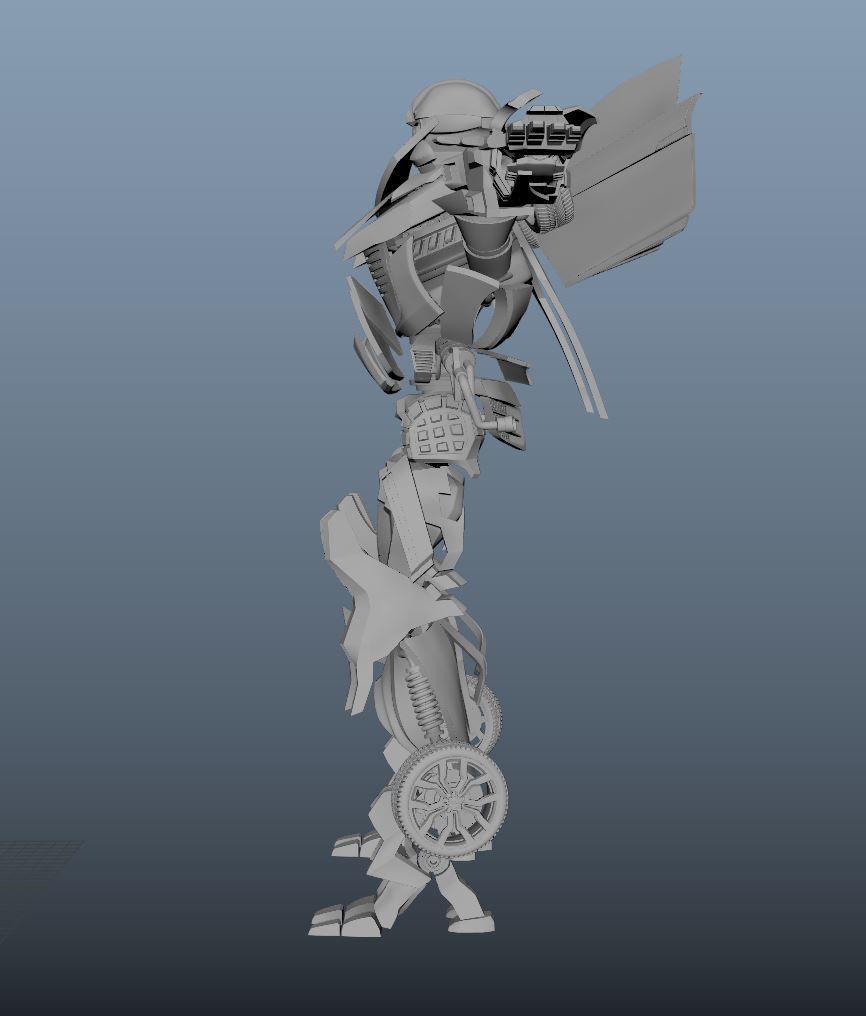 transformers Audi R8 3D model | CGTrader