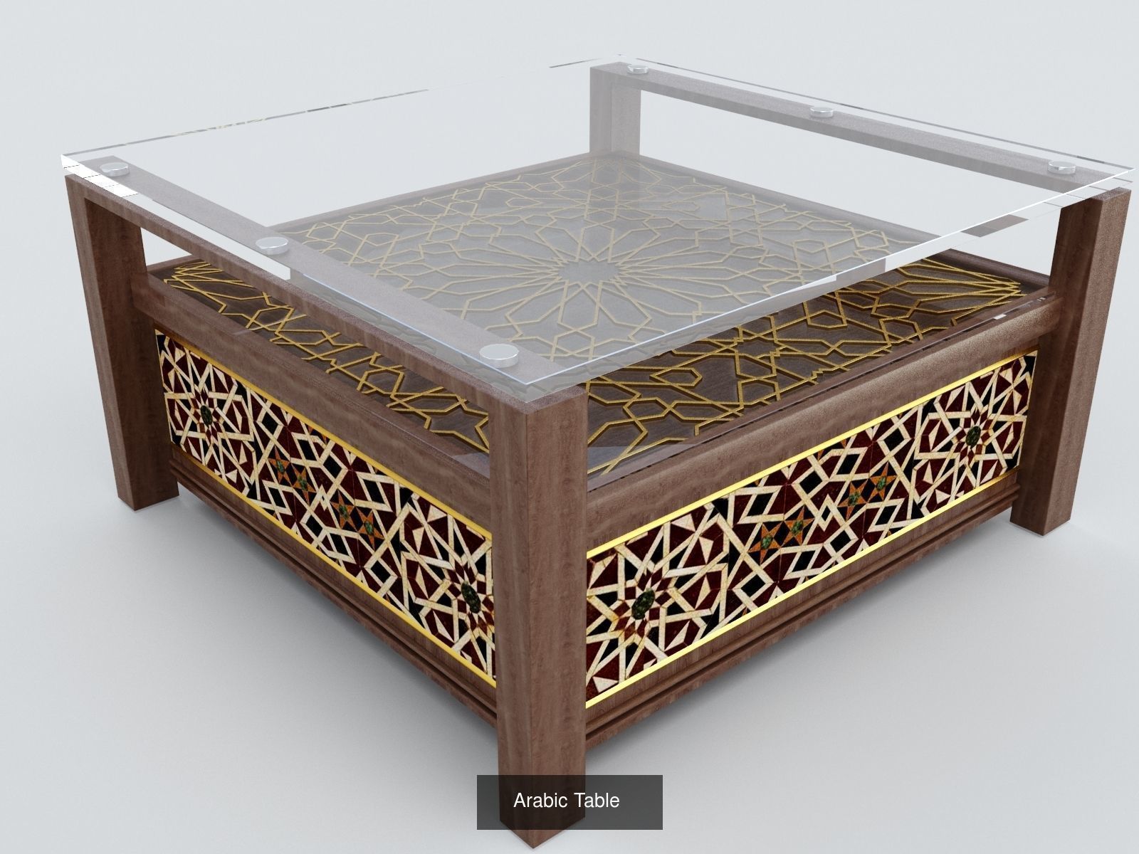 Arabic Tables 3D Model Collection | CGTrader