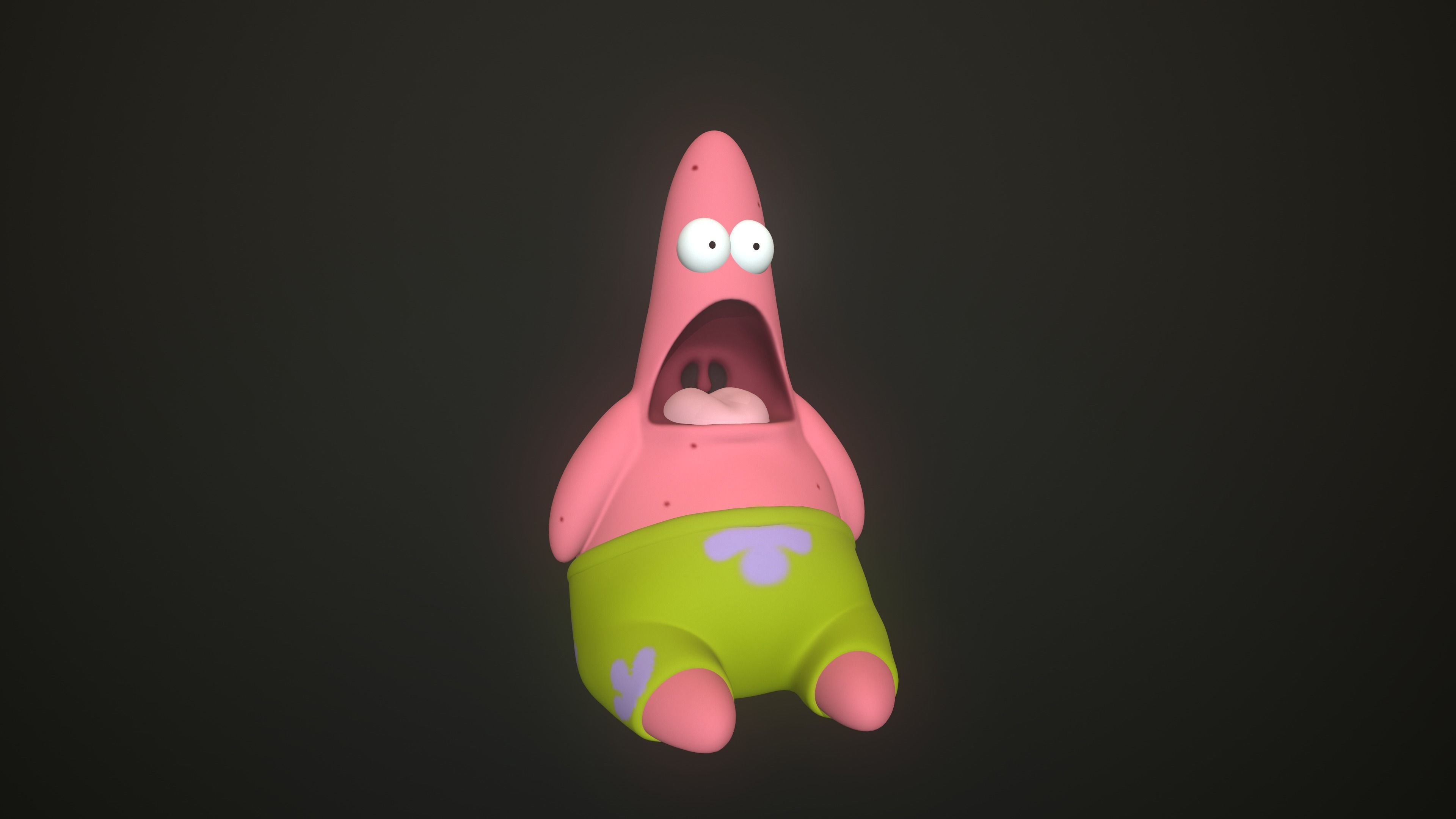 Patrick Star Surprised 3D model 3D printable | CGTrader