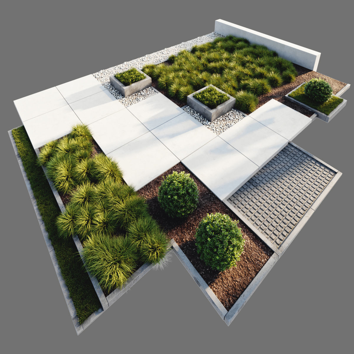 Entry group 3D model | CGTrader