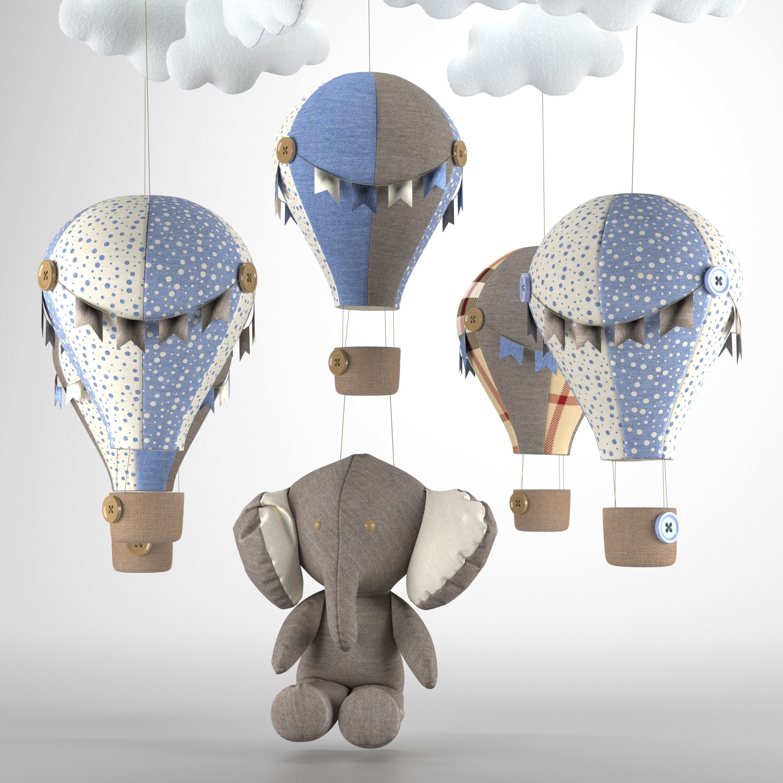 Baby Mobile Toy 2 3D model | CGTrader