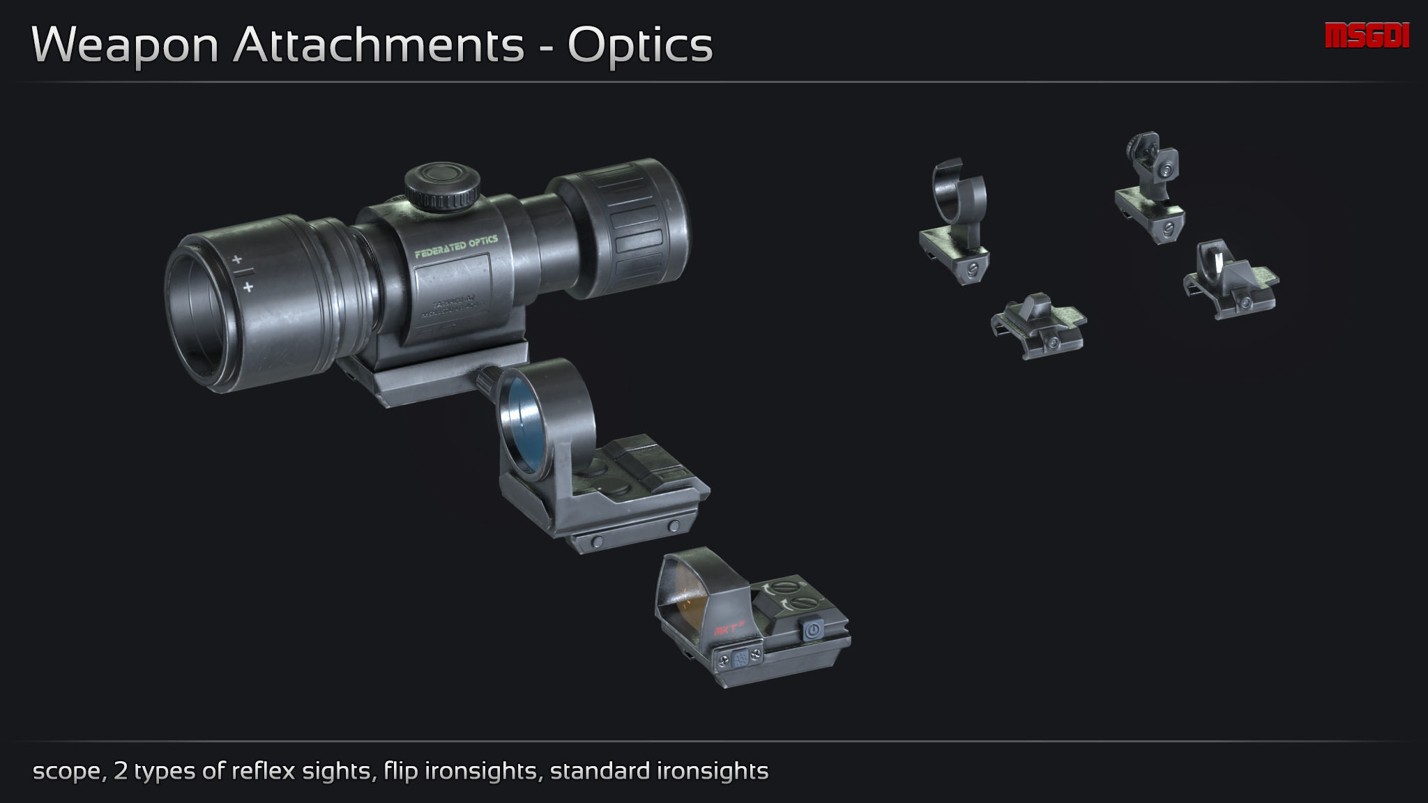 3D model Scifi Grenade Launcher GRL 45 VR / AR / low-poly | CGTrader