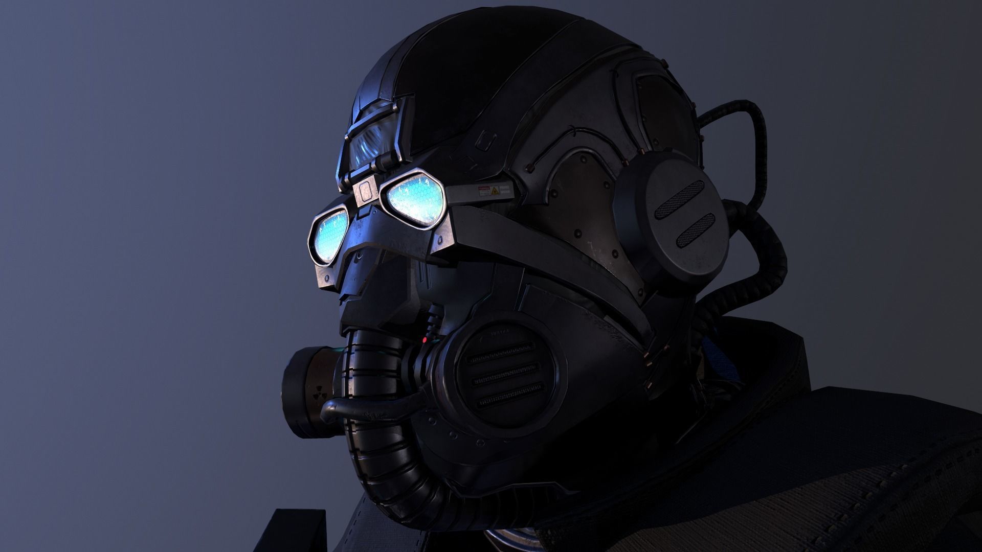 3D model Special forces skifi soldier - skin 2 VR / AR / low-poly ...