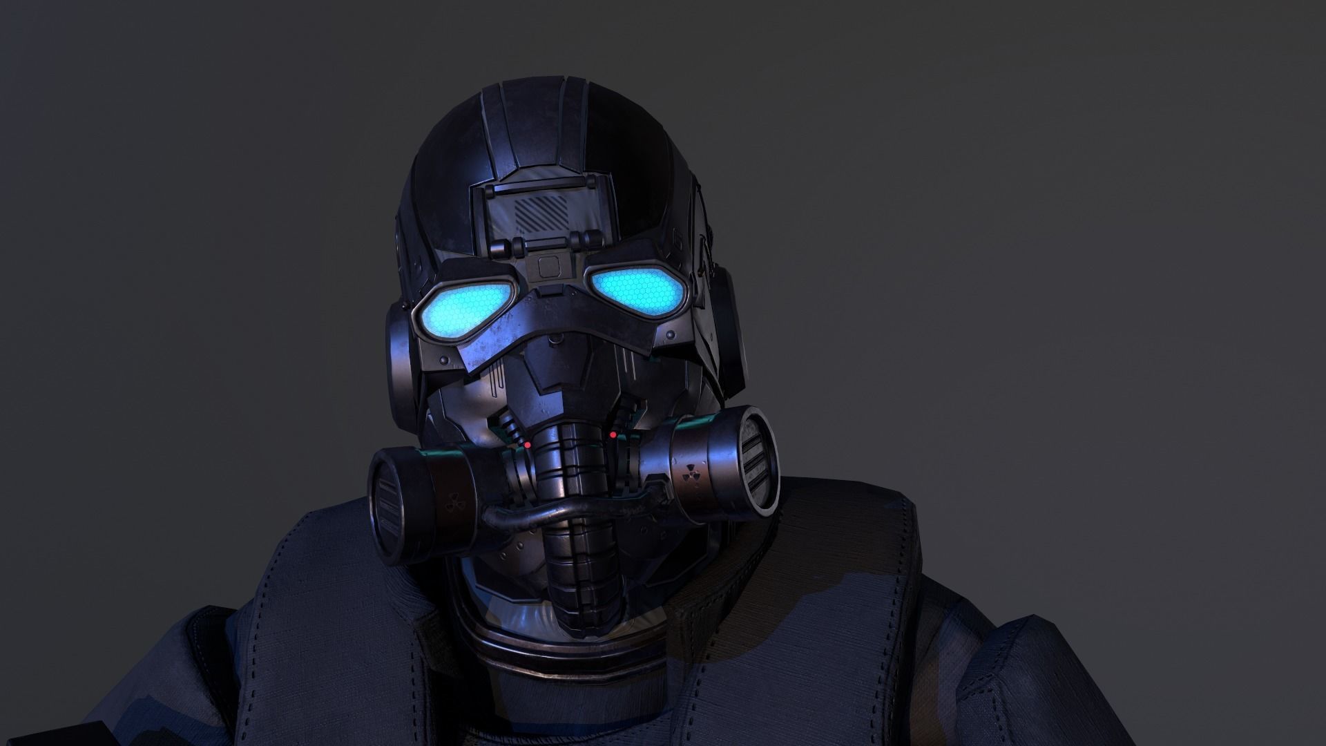 3D model Special forces skifi soldier - skin 2 VR / AR / low-poly ...