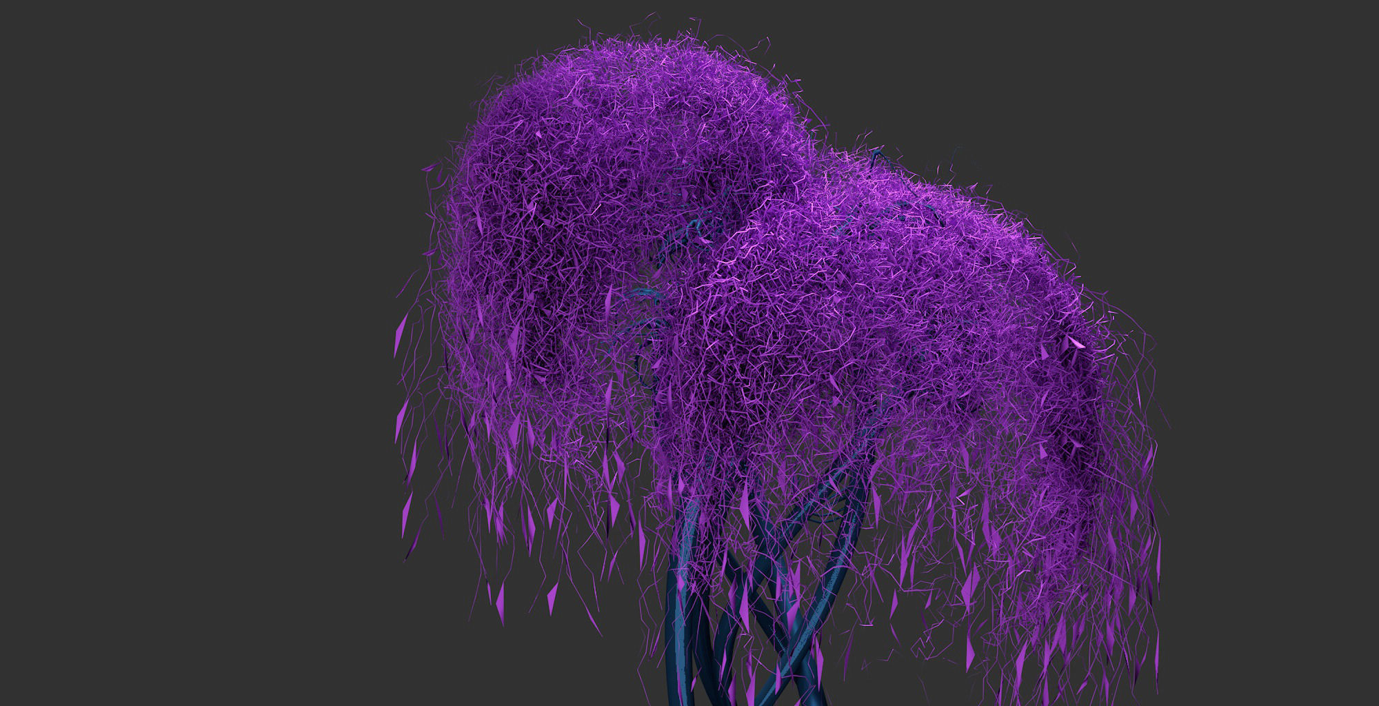 Fantasy alien tree - sci-fi vegetation for space environment 3D model ...