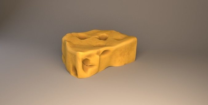 Stylised Sponge free 3D model | CGTrader